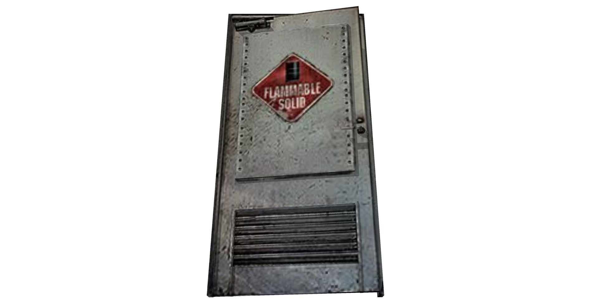 Metal Door - Flammable 3d 3ds