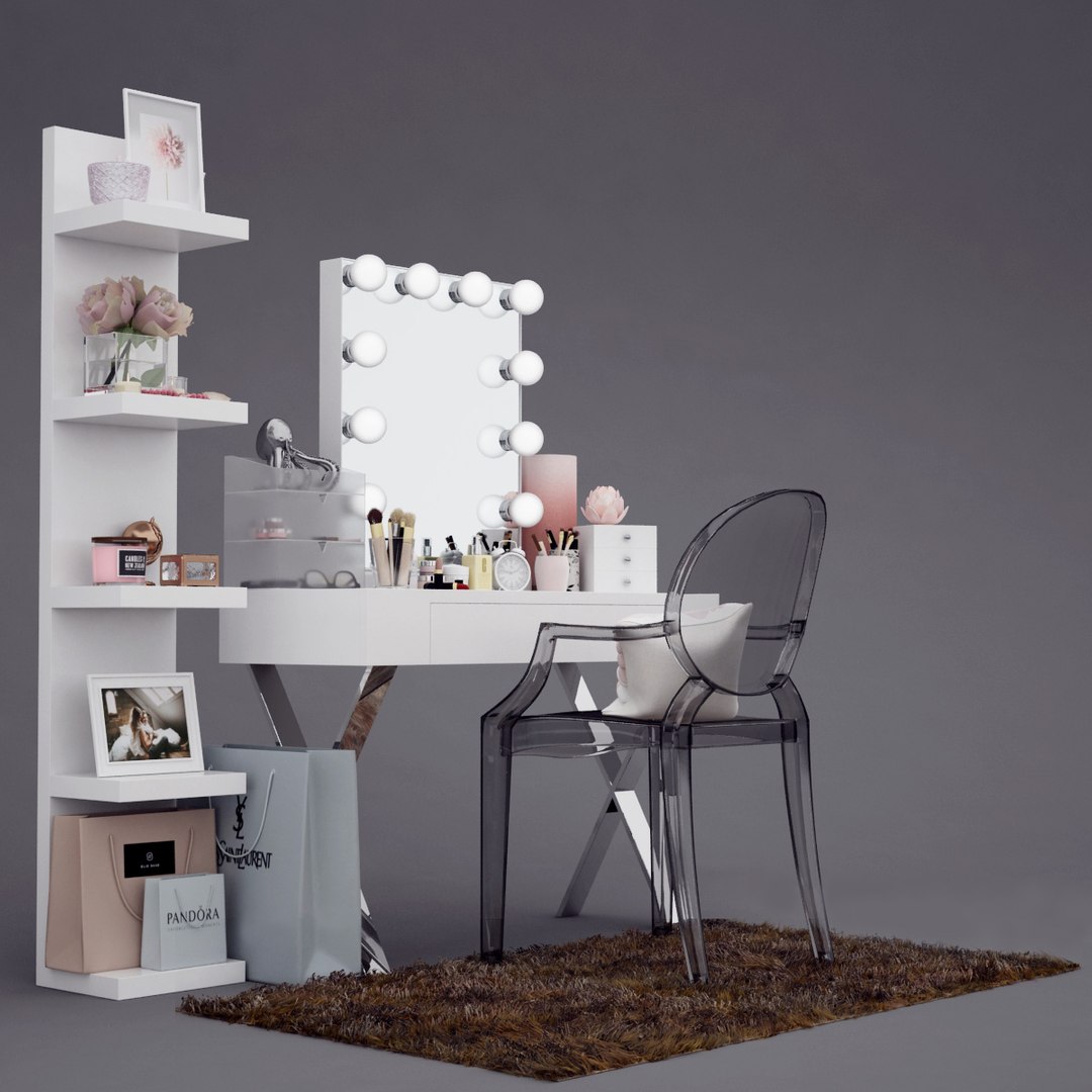 3D model dressing table - TurboSquid 1269103