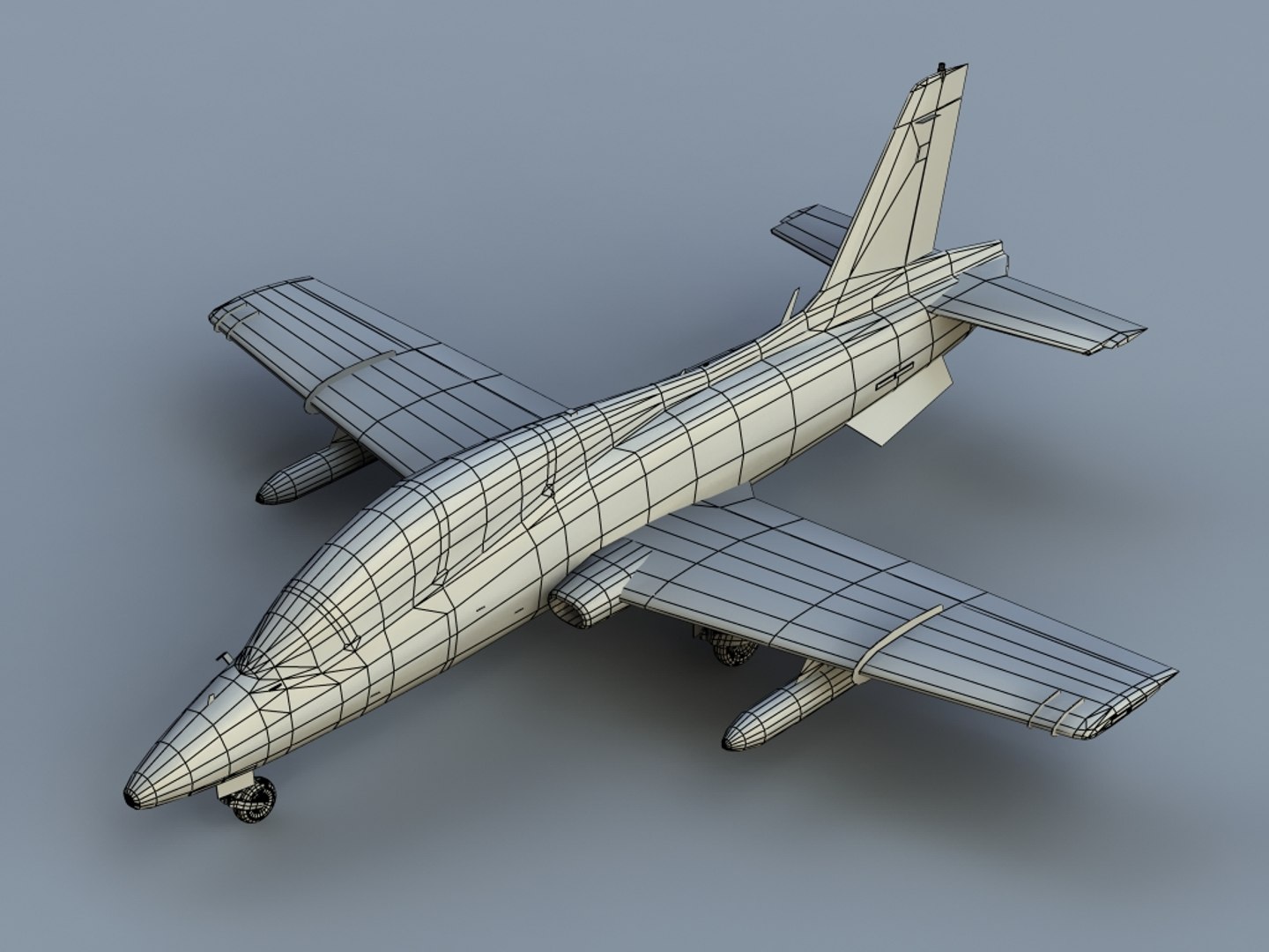 Mb-339 Military Frecce 3d Model