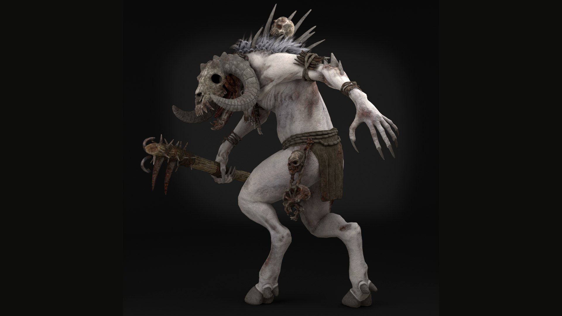 3D Wendigo Ram Rigged model - TurboSquid 1904836
