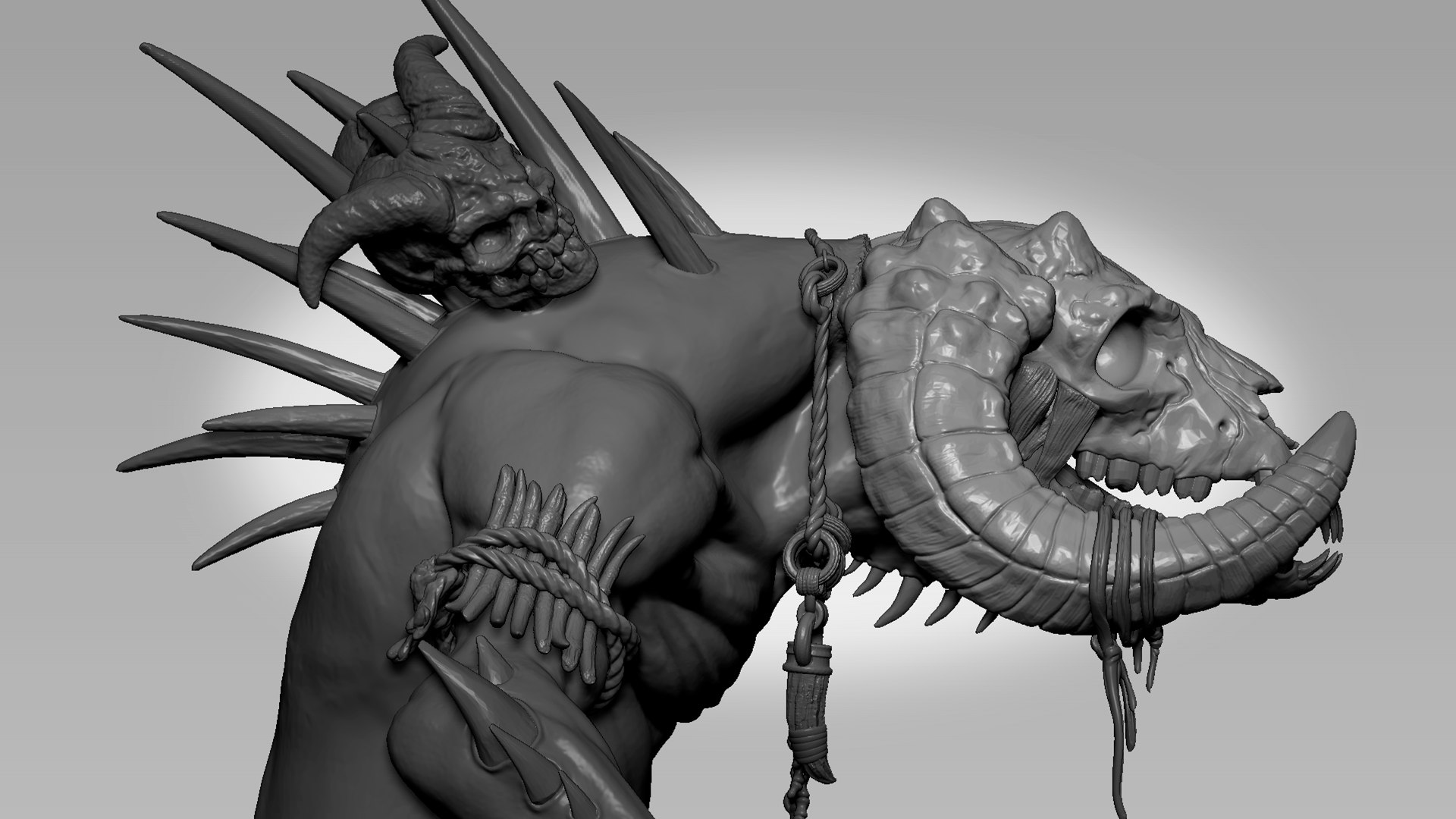 3D Wendigo Ram Rigged model - TurboSquid 1904836