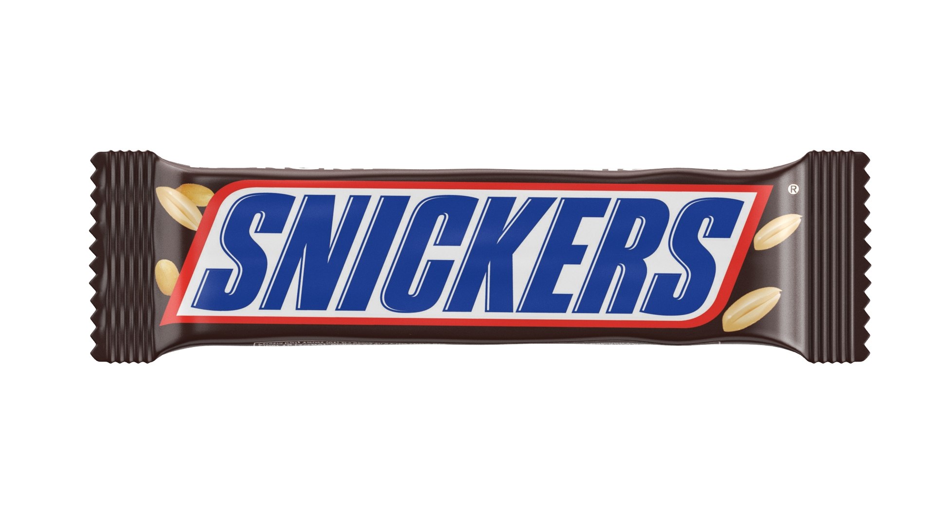 Real snickers chocolate bar 3D model - TurboSquid 1564159
