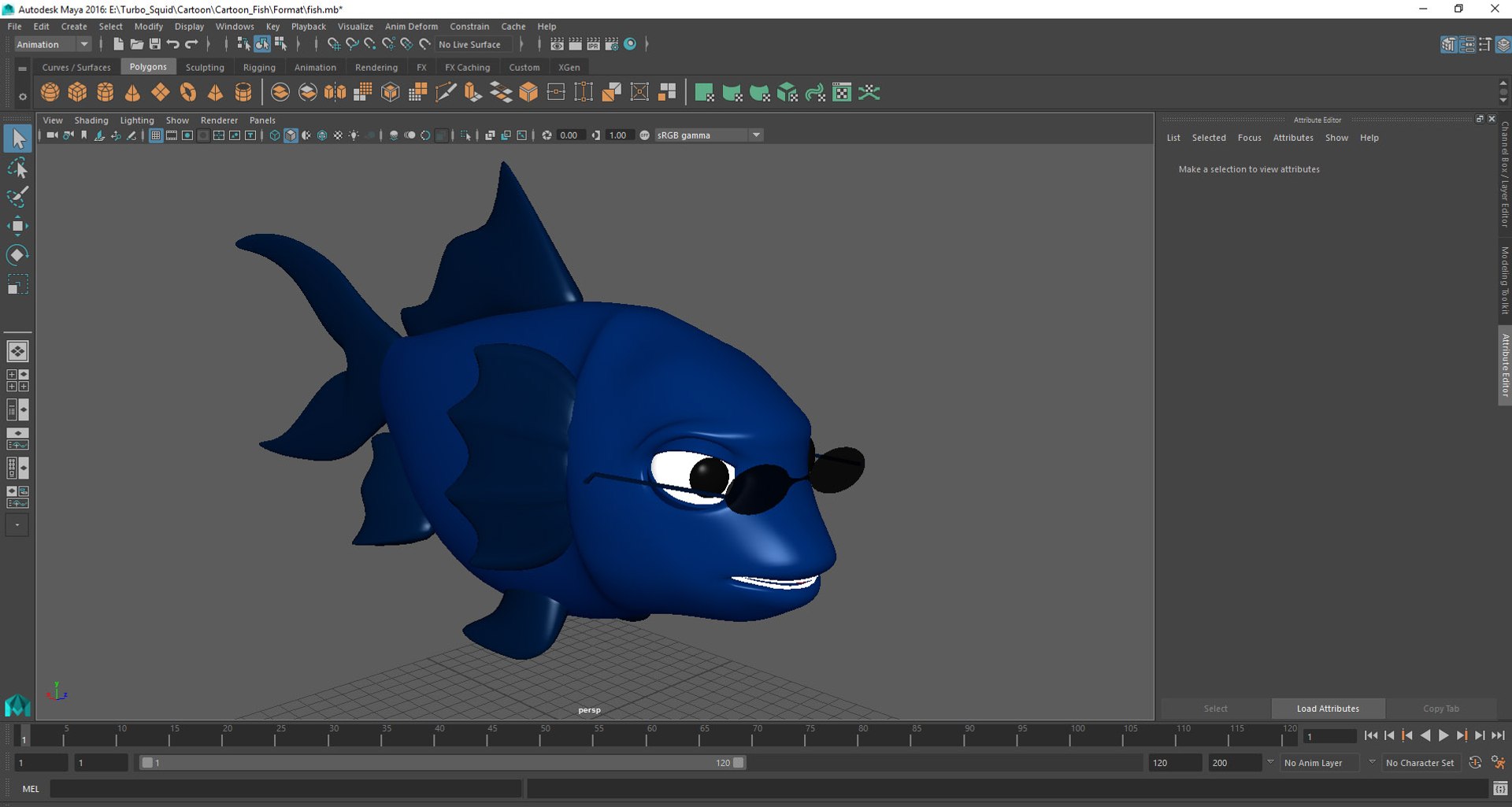 Cartoon Fish Model | 1145055 | TurboSquid