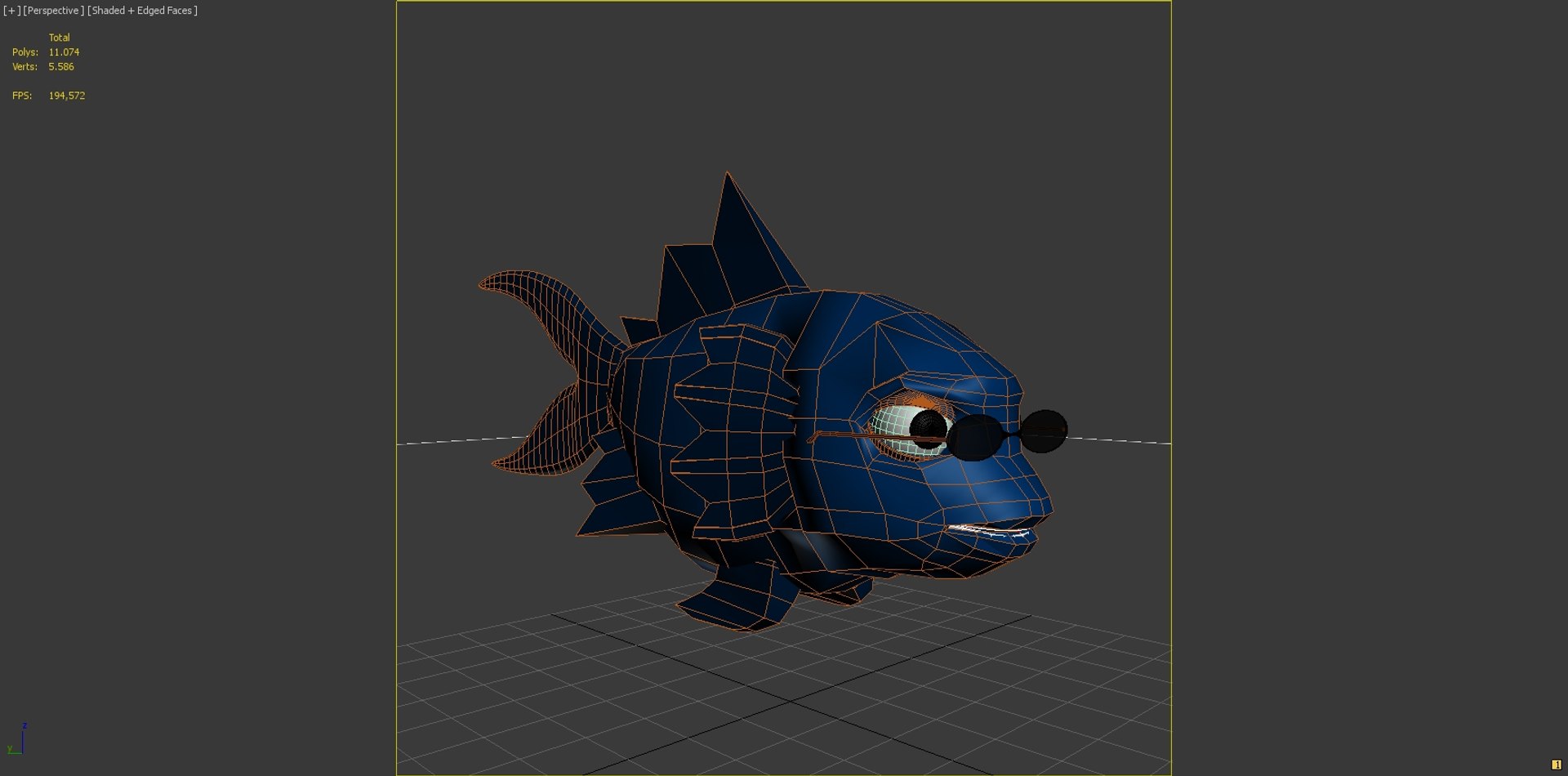 Cartoon Fish Model | 1145055 | TurboSquid