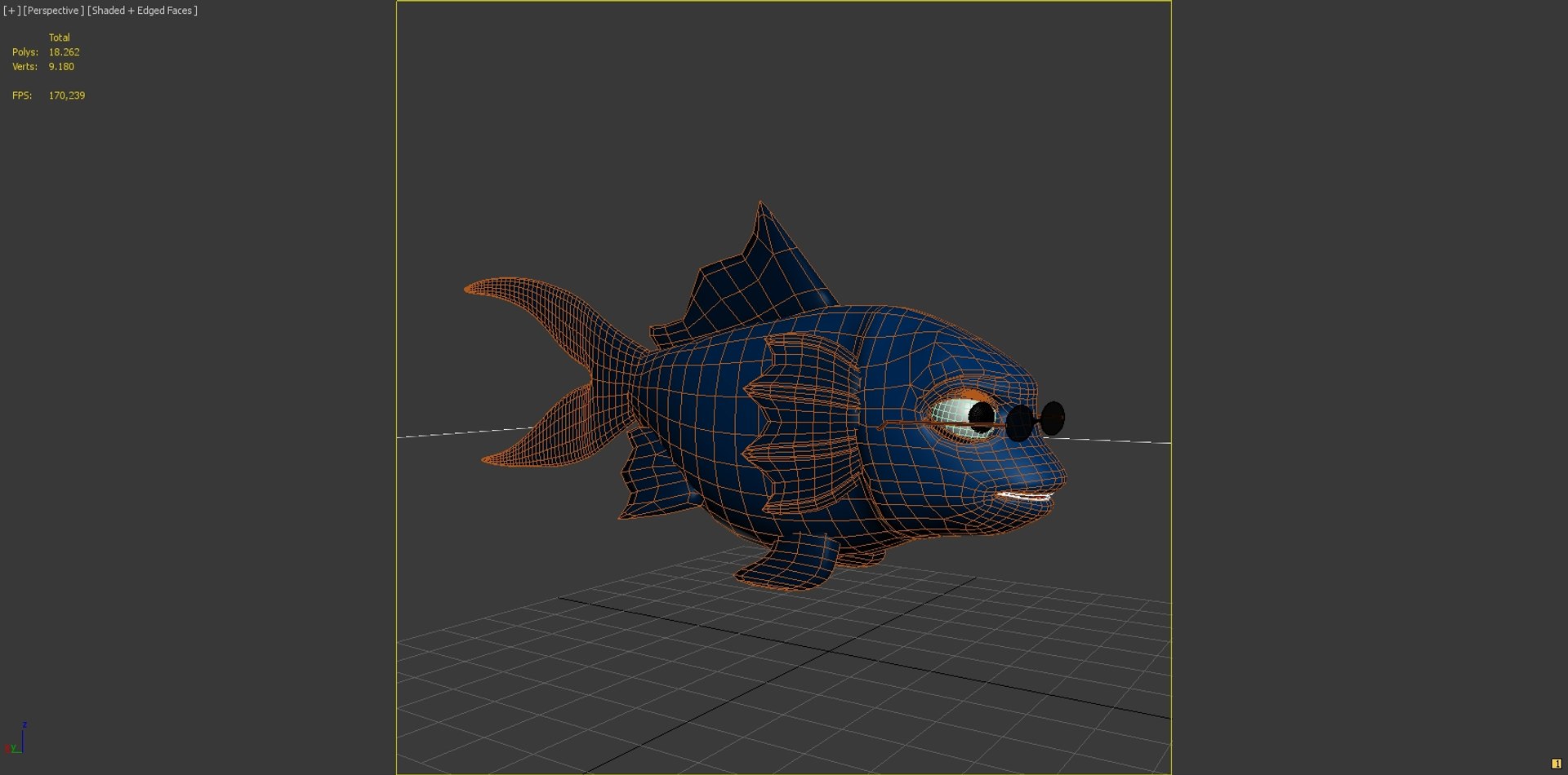 Cartoon Fish Model | 1145055 | TurboSquid