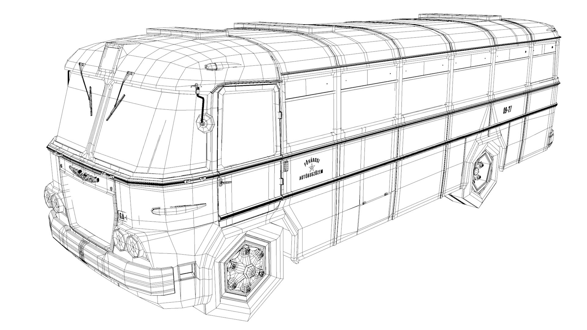 3D Ikarus 620 Hungarian City Bus 1959 Model - TurboSquid 1903601