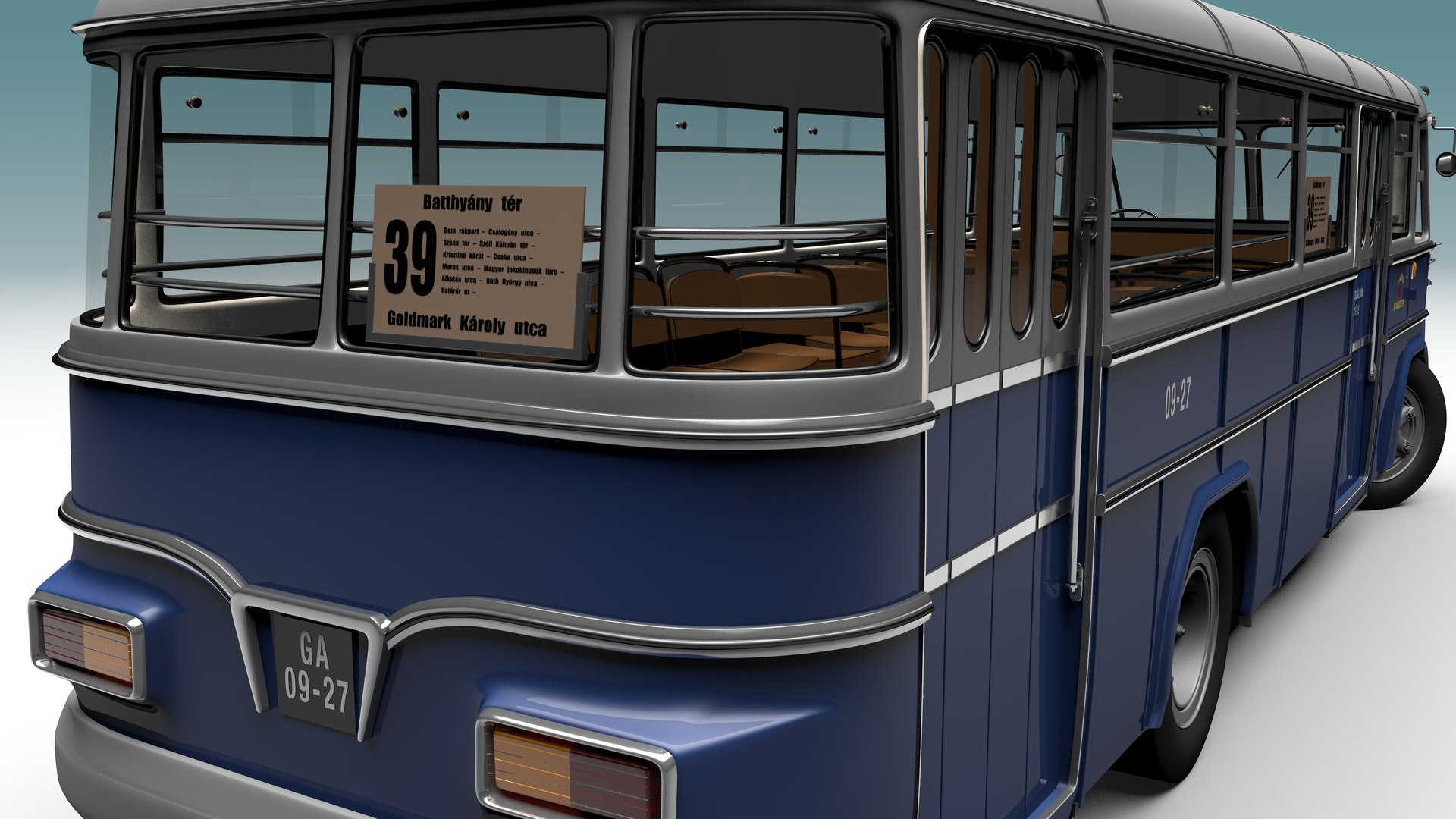 3D Ikarus 620 Hungarian City Bus 1959 Model - TurboSquid 1903601