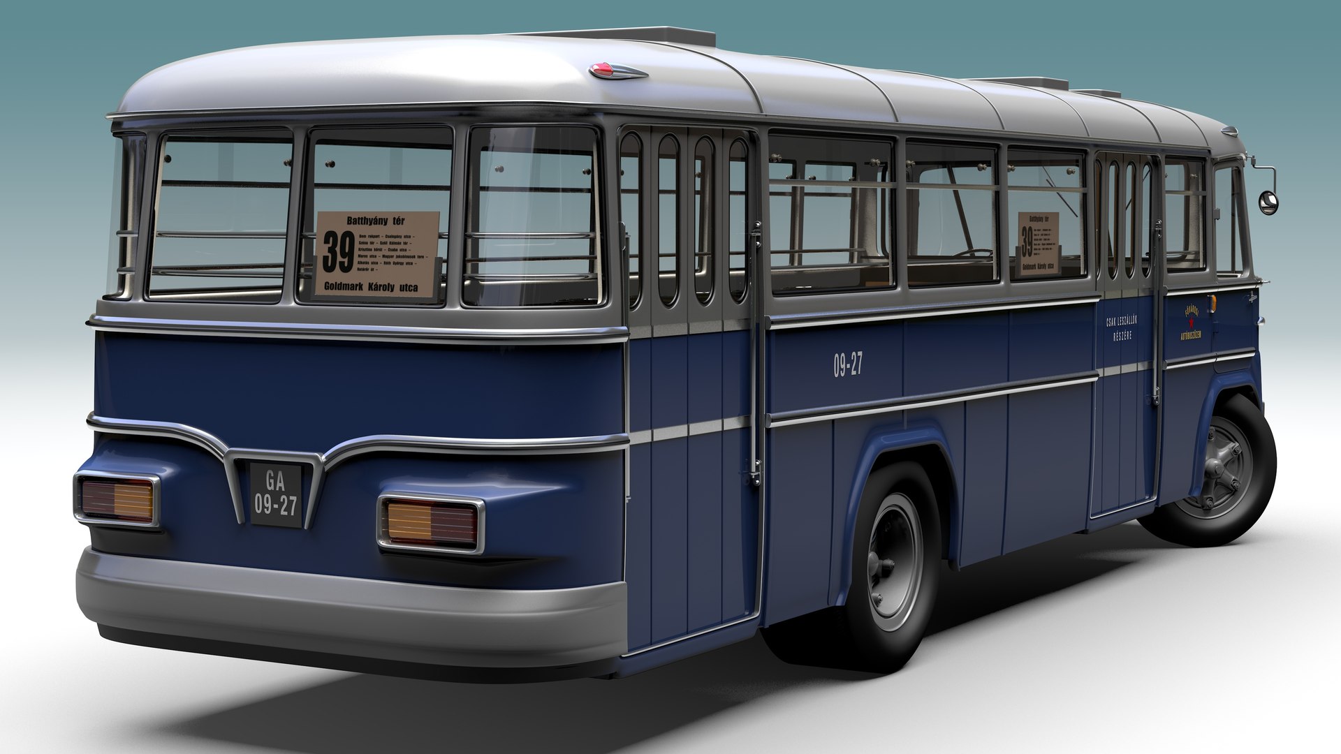 3D Ikarus 620 Hungarian City Bus 1959 Model - TurboSquid 1903601