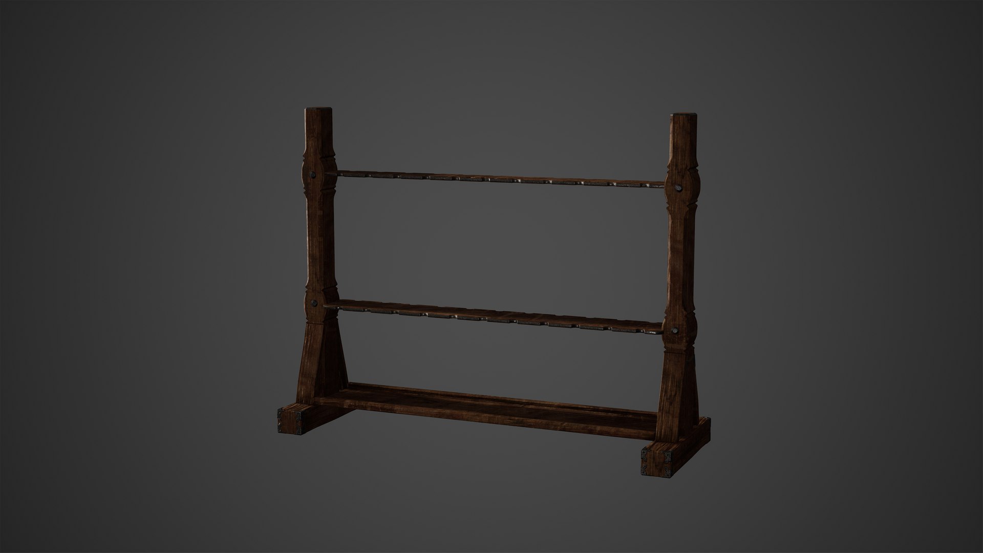 Weapon Rack 3D Model - TurboSquid 1733721