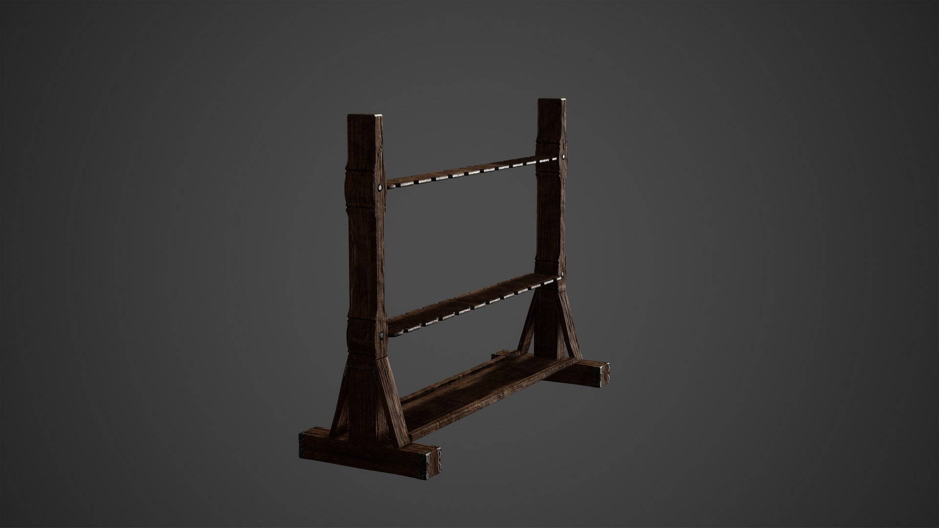 Weapon Rack 3D Model - TurboSquid 1733721