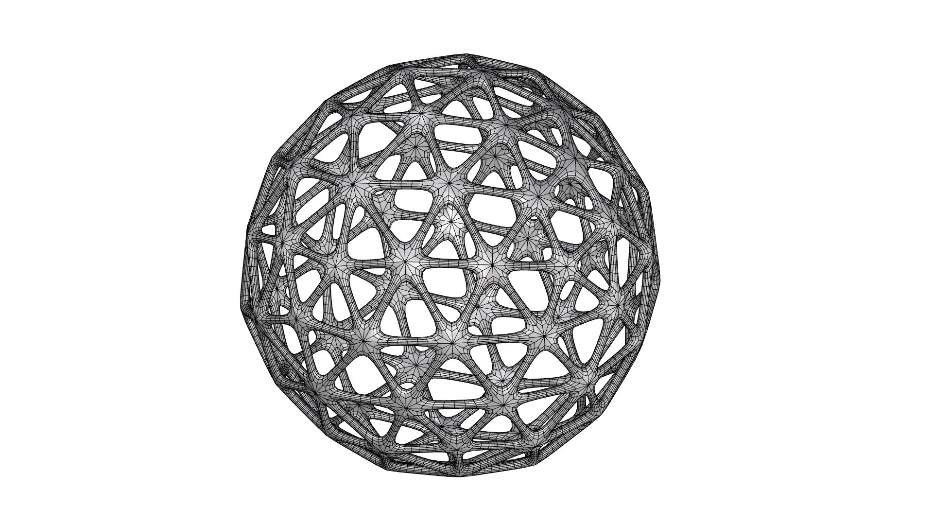 Sphere Skeleton Network 3D model - TurboSquid 2178662