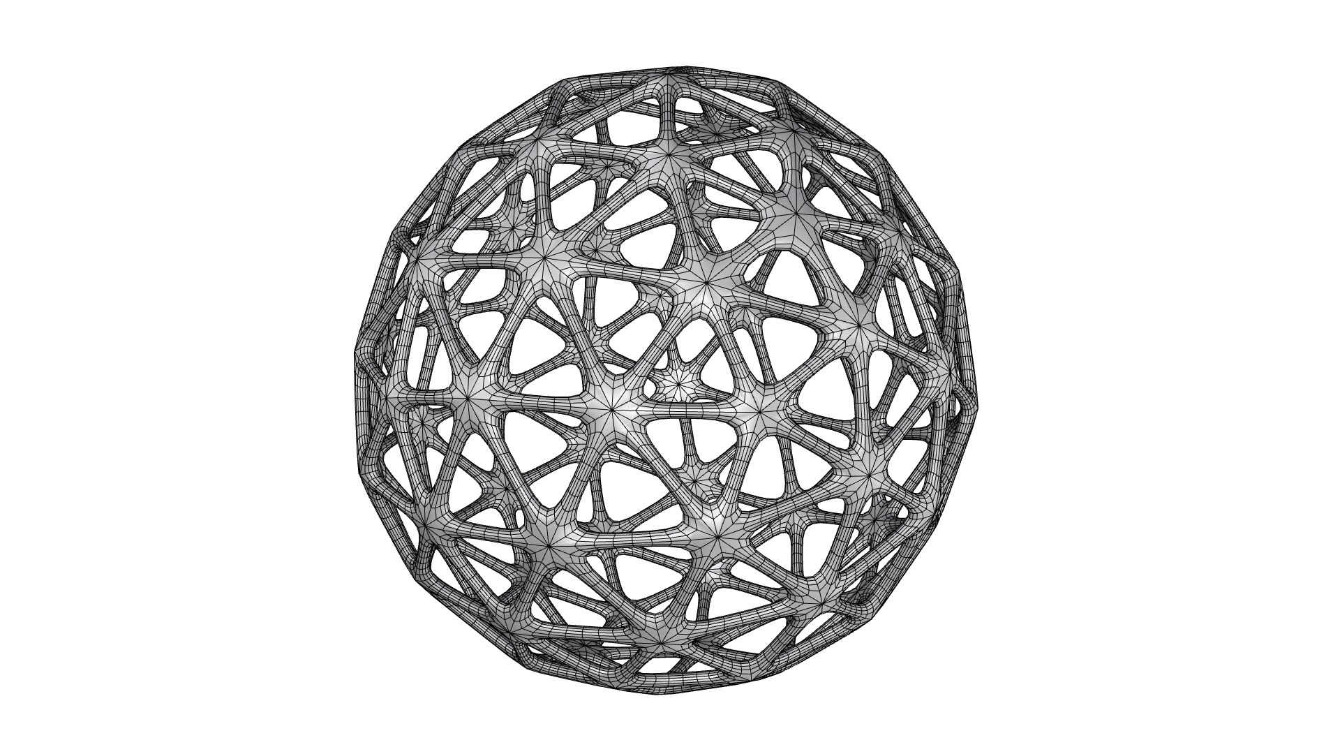 Sphere Skeleton Network 3D model - TurboSquid 2178662