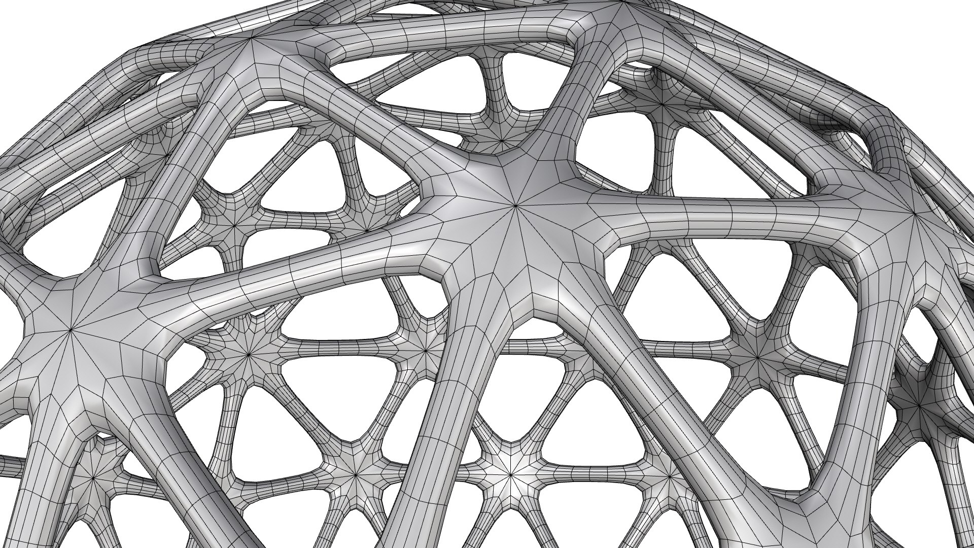 Sphere Skeleton Network 3D model - TurboSquid 2178662
