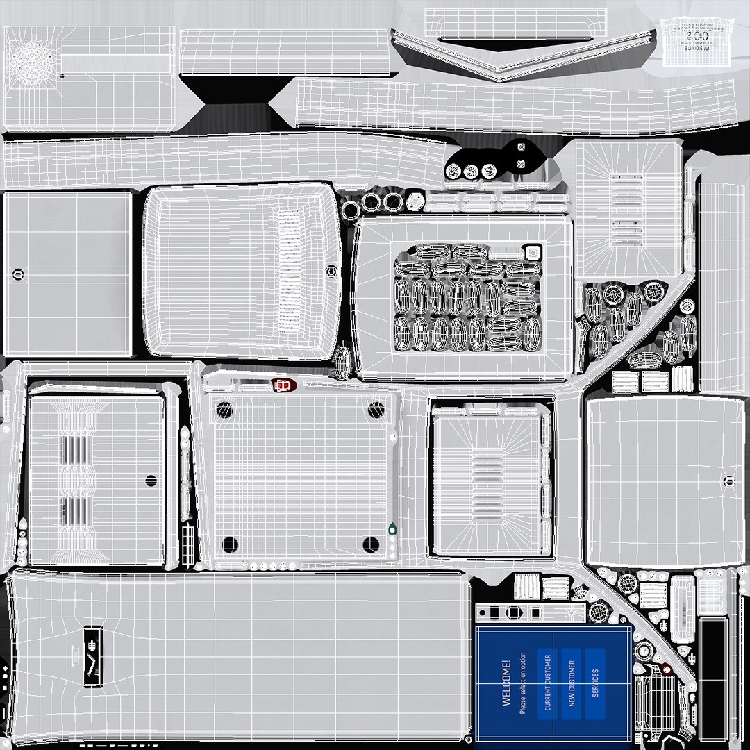3D Electronic Queue Device White - TurboSquid 2270336