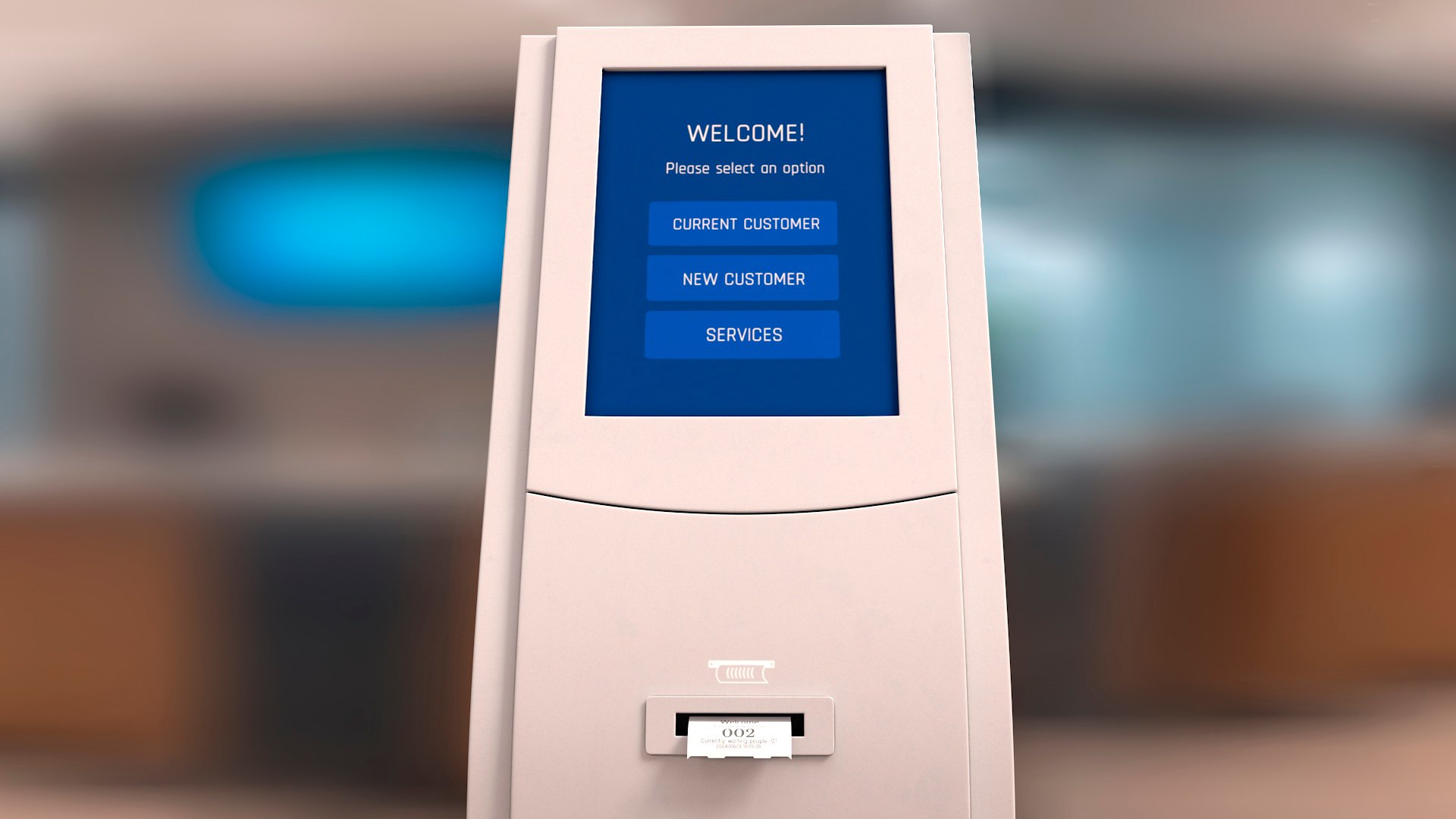 3D Electronic Queue Device White - TurboSquid 2270336