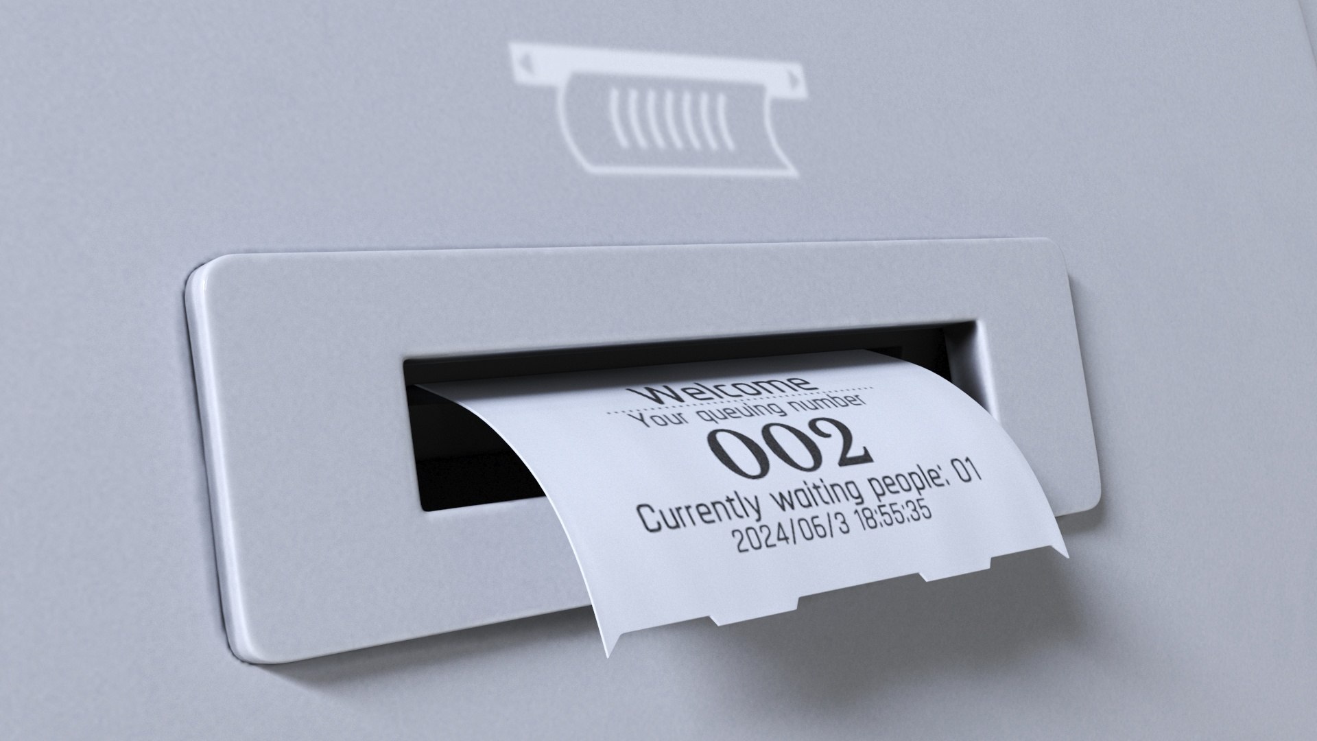 3D Electronic Queue Device White - TurboSquid 2270336