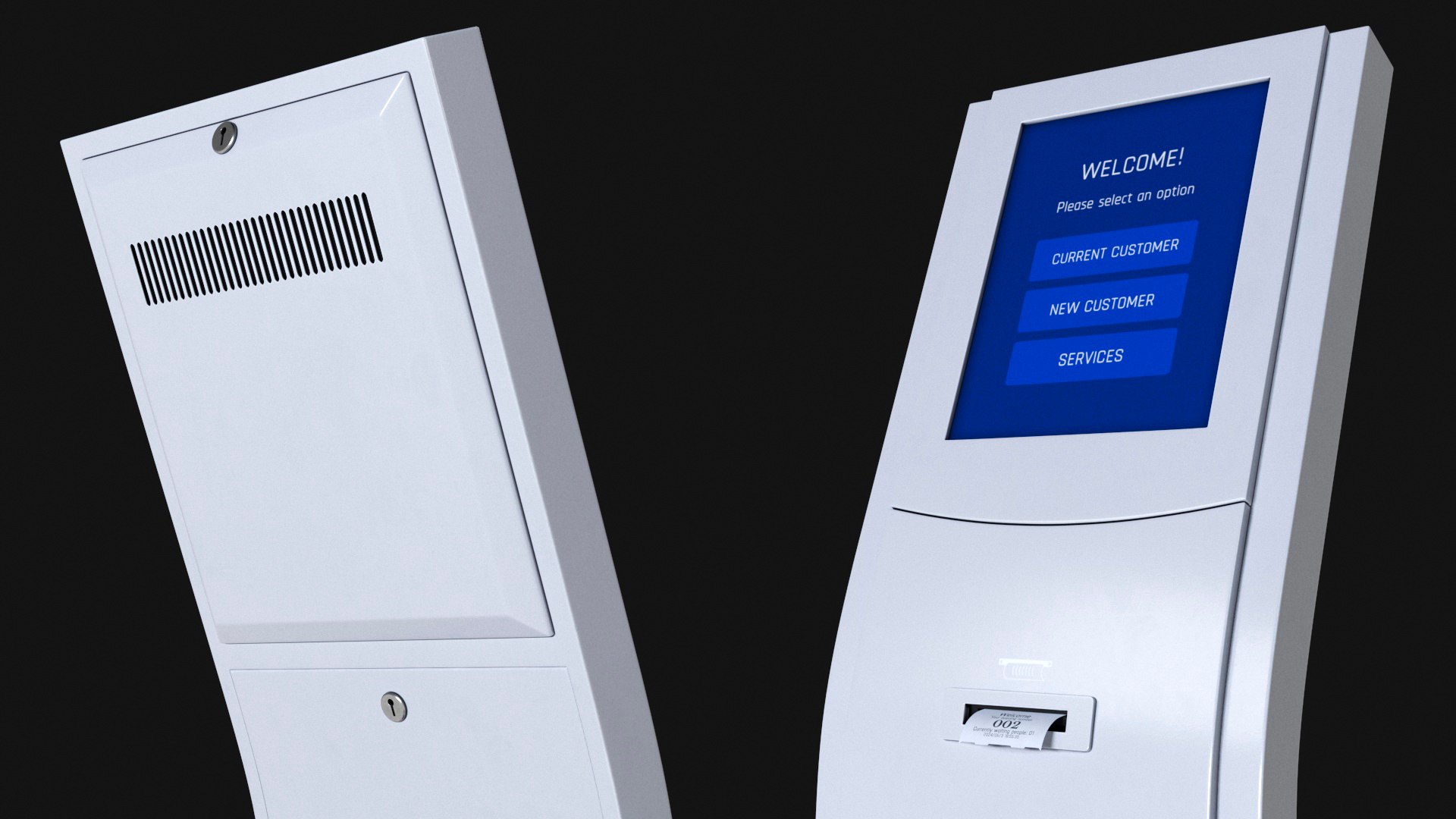 3D Electronic Queue Device White - TurboSquid 2270336