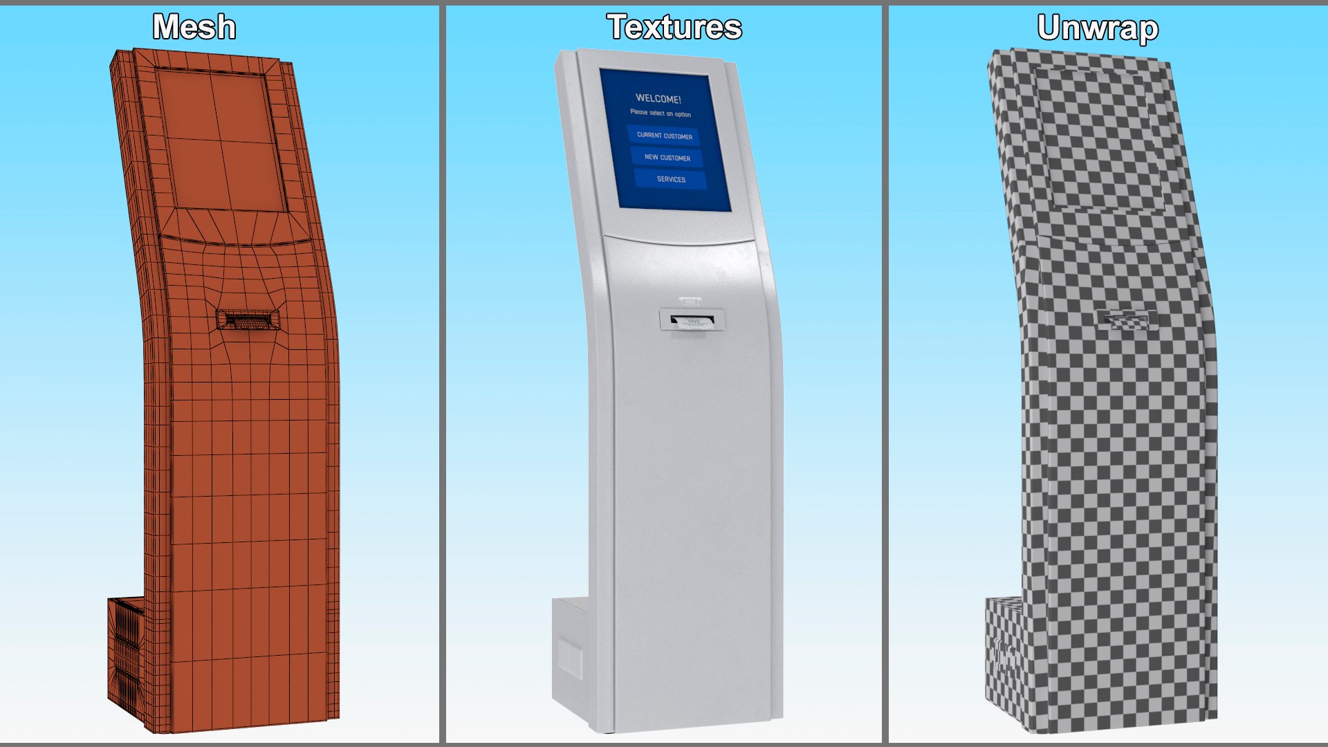 3D Electronic Queue Device White - TurboSquid 2270336