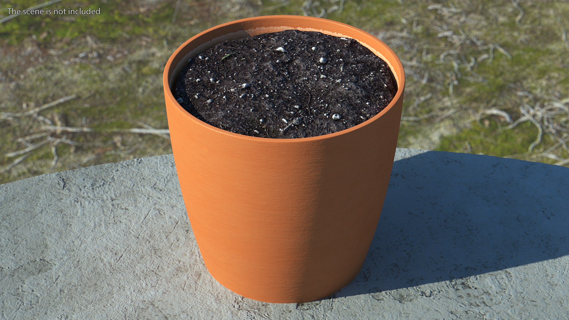 Pot with Soil 3D - TurboSquid 1714285