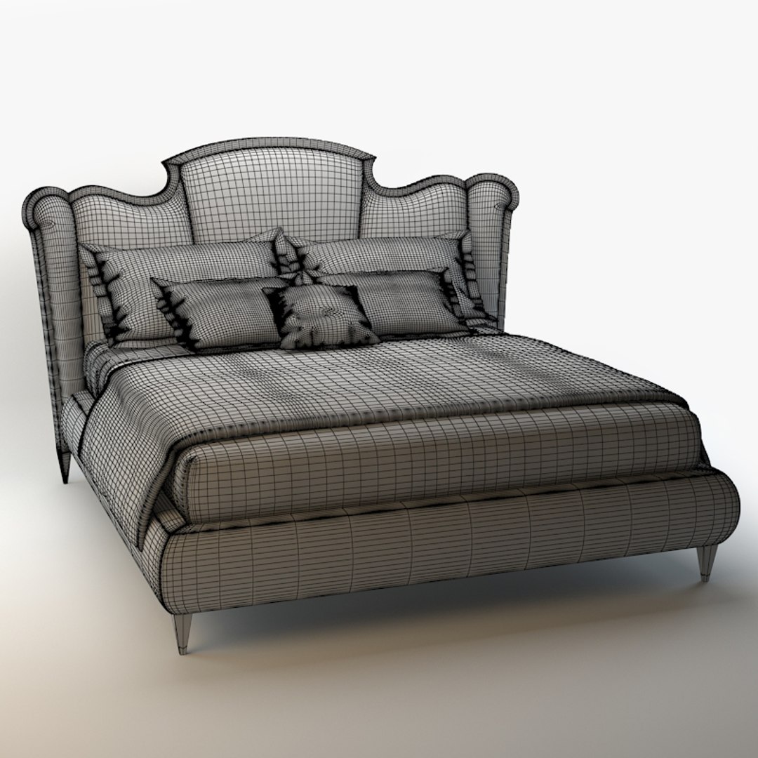 3d Bizzotto Montmartre Bed Model