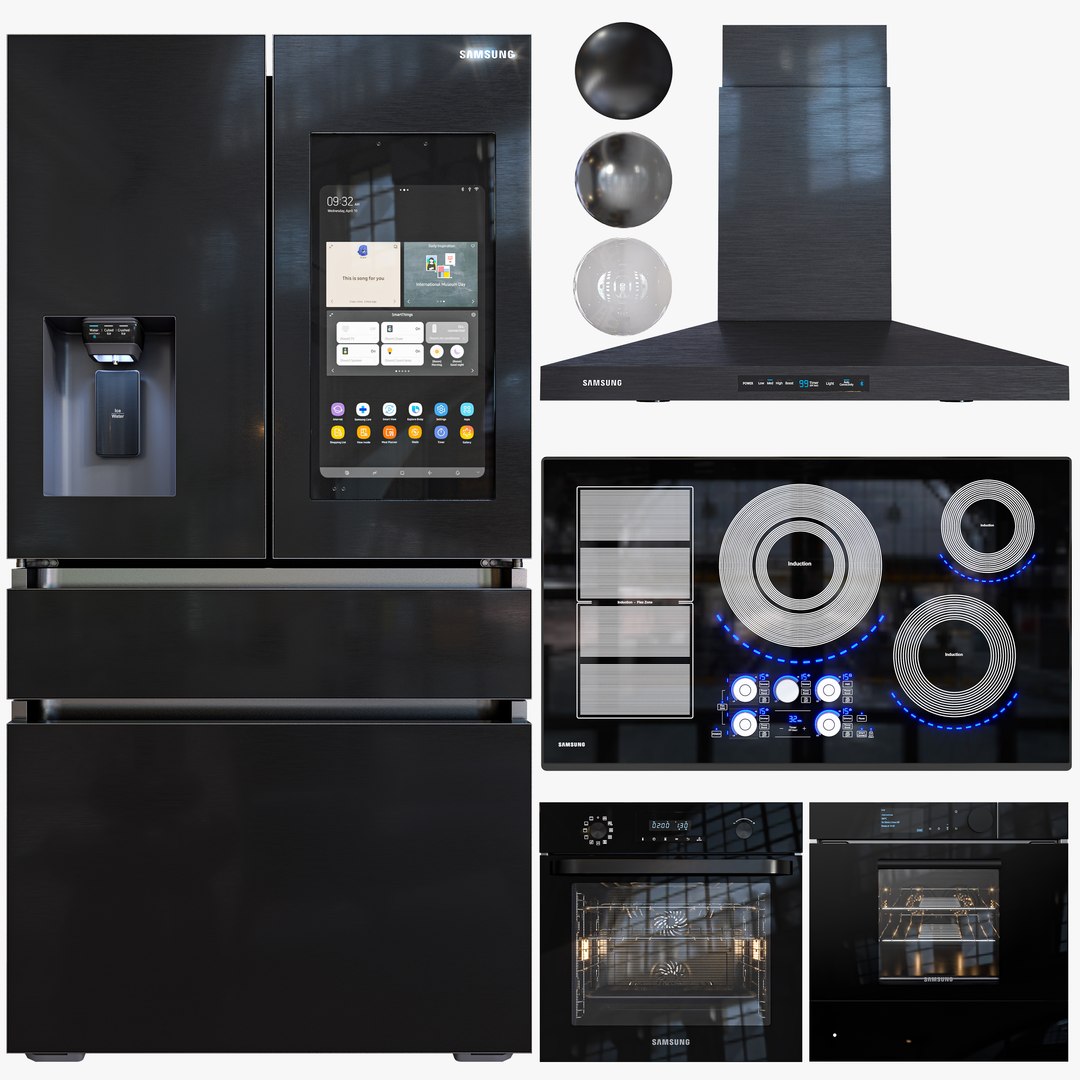 3D Samsung Kitchen Appliance 03 - TurboSquid 2216194