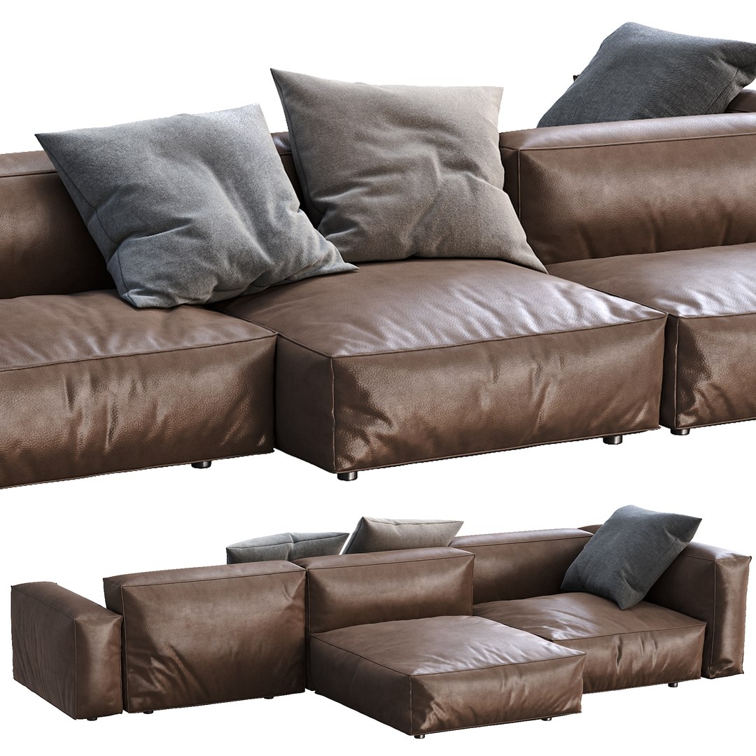 3D Flexteam Sofa Reef Model - TurboSquid 1568760