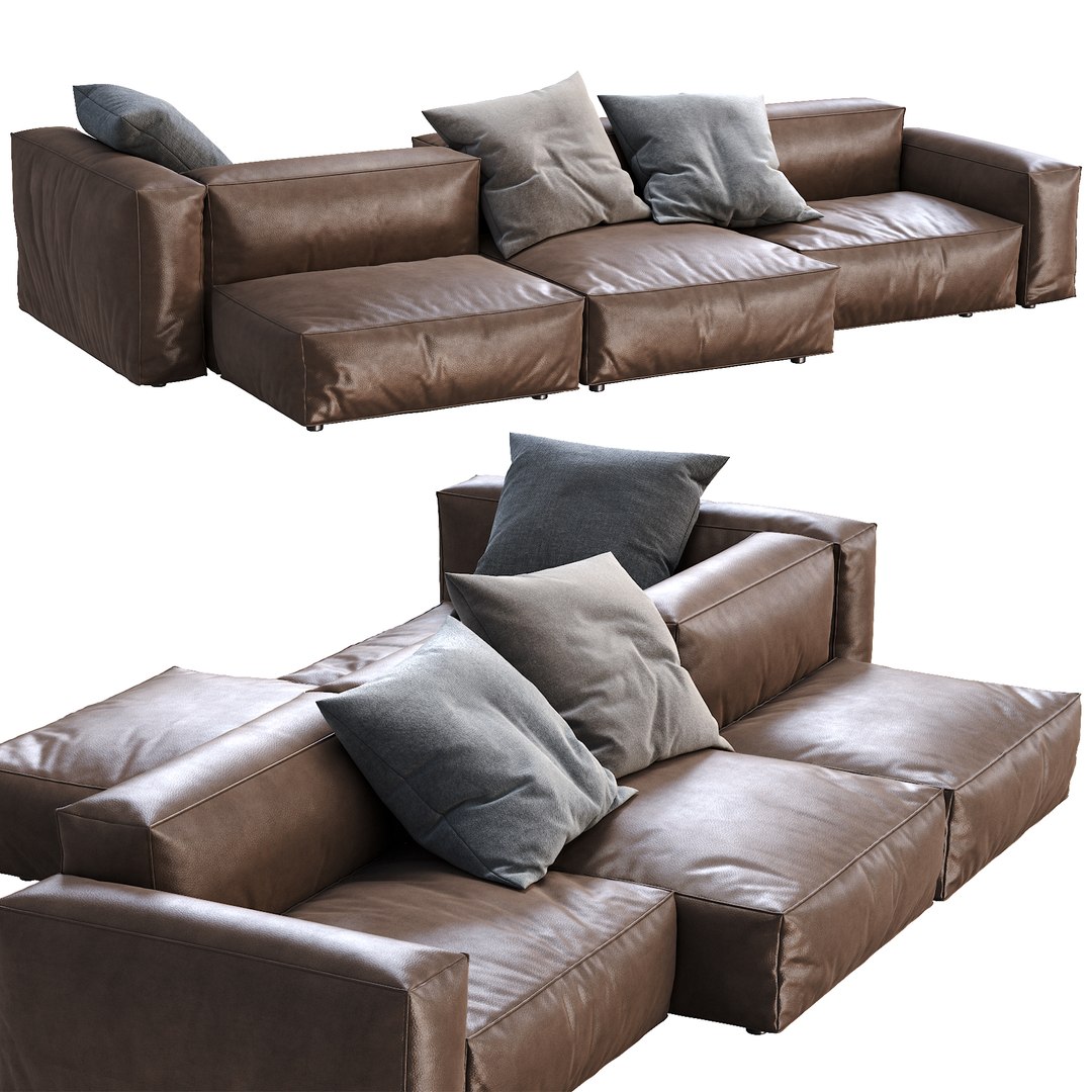 3D Flexteam Sofa Reef Model - TurboSquid 1568760