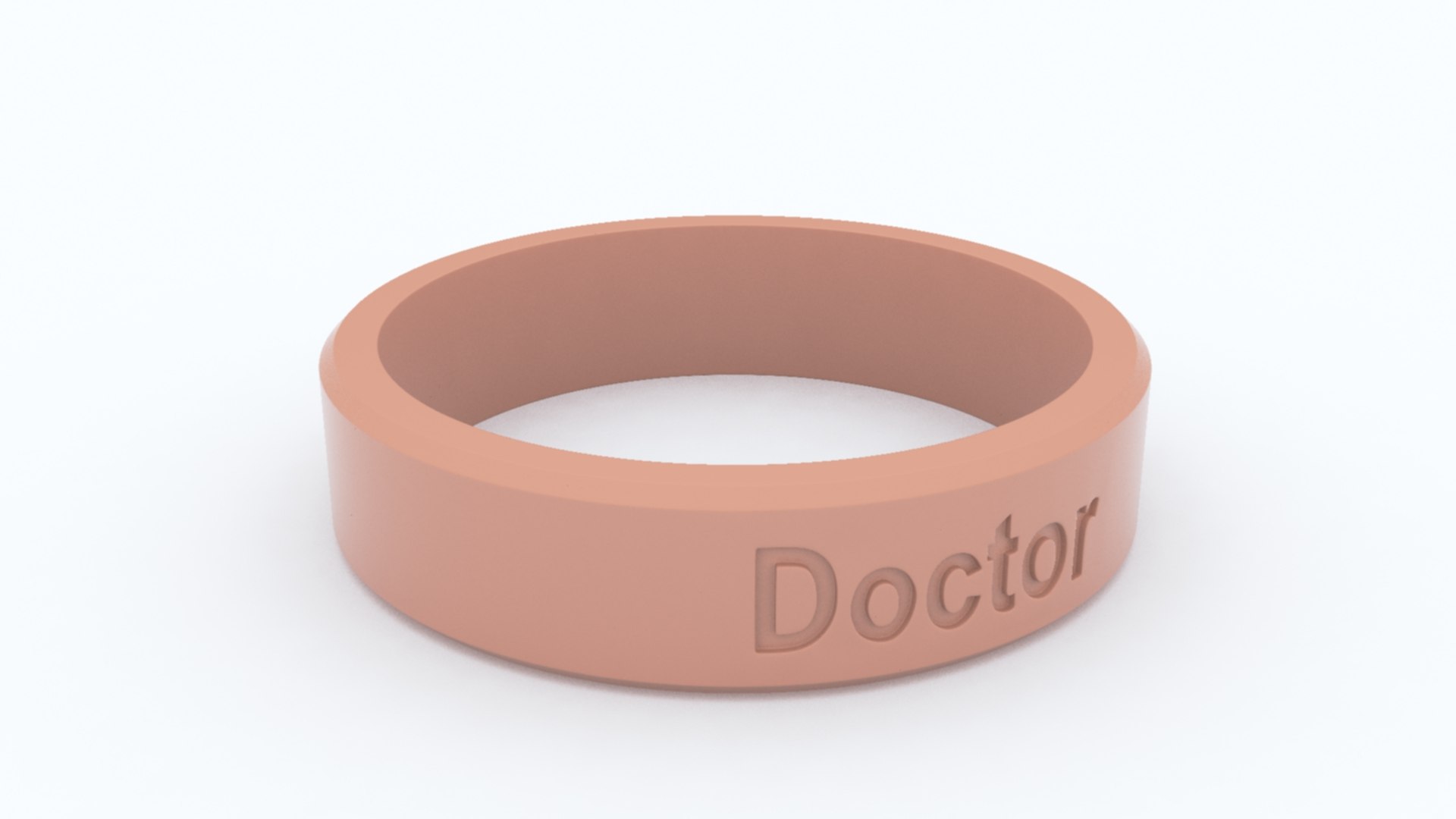 3D Doctor Ring Platinum - TurboSquid 1858866