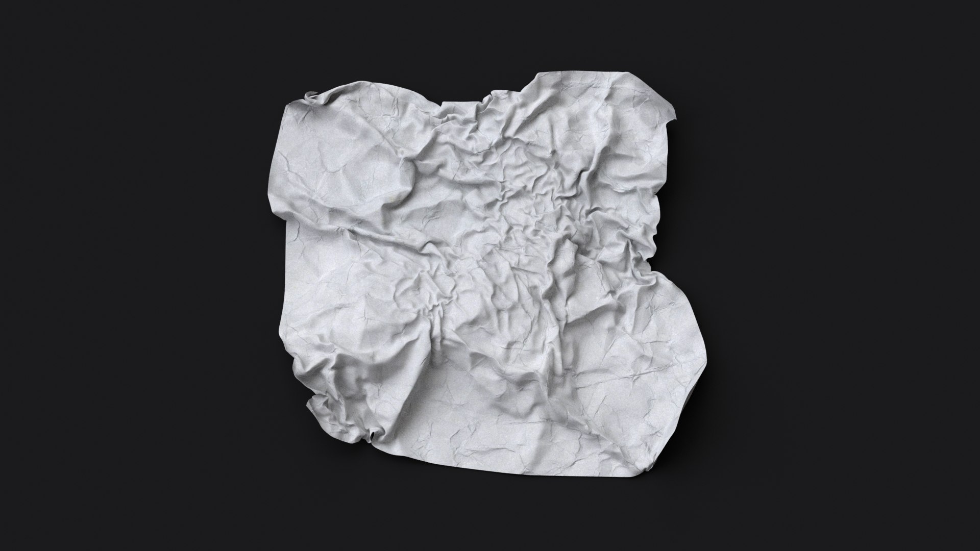 Animated Paper Crumpling 3D - TurboSquid 1794996