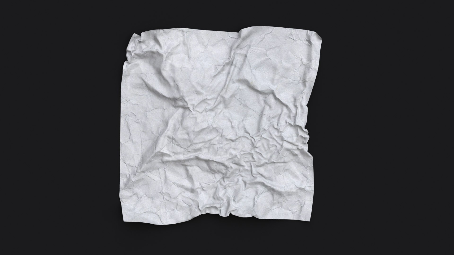 Animated Paper Crumpling 3D - TurboSquid 1794996