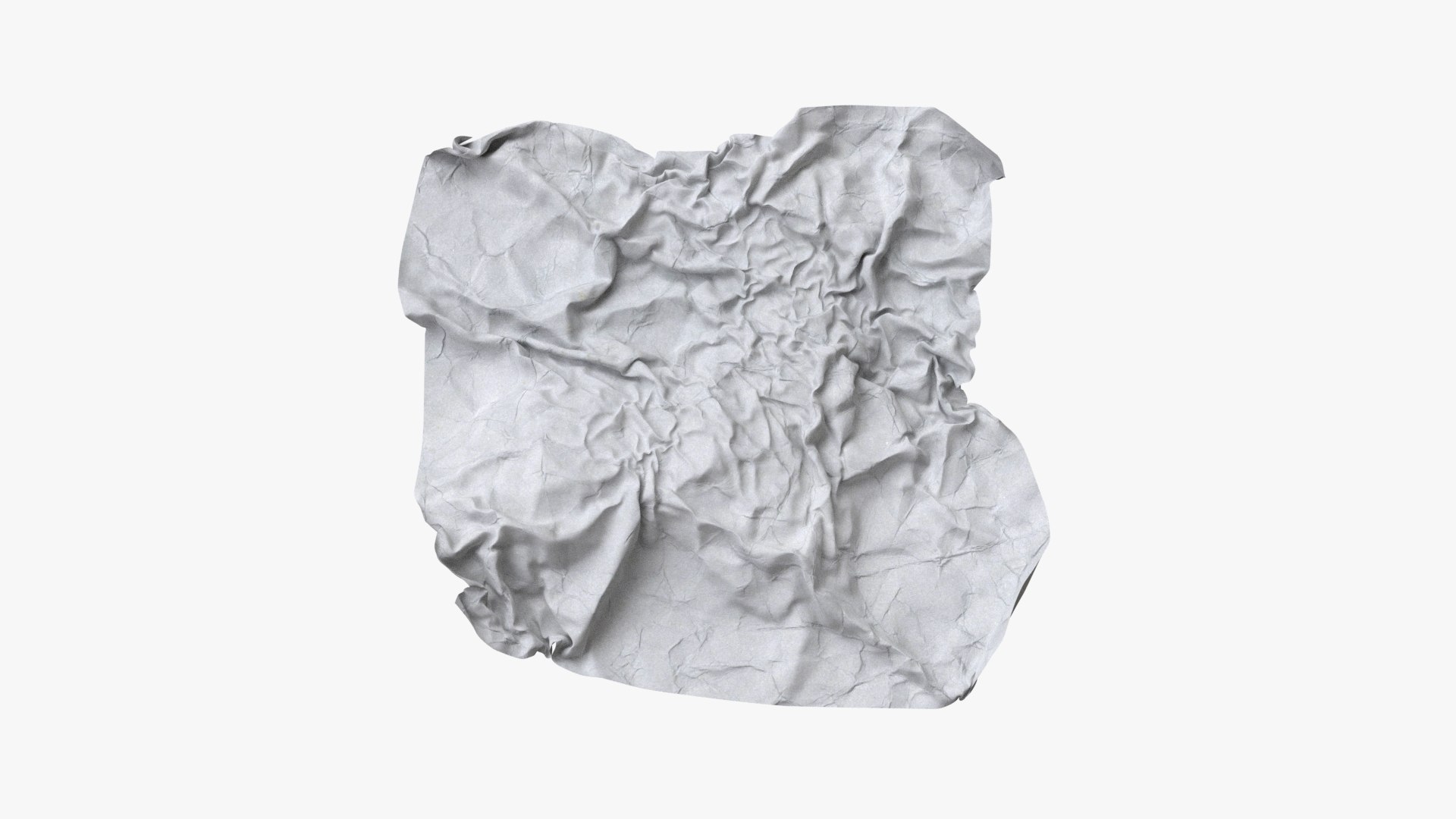 Animated Paper Crumpling 3D - TurboSquid 1794996