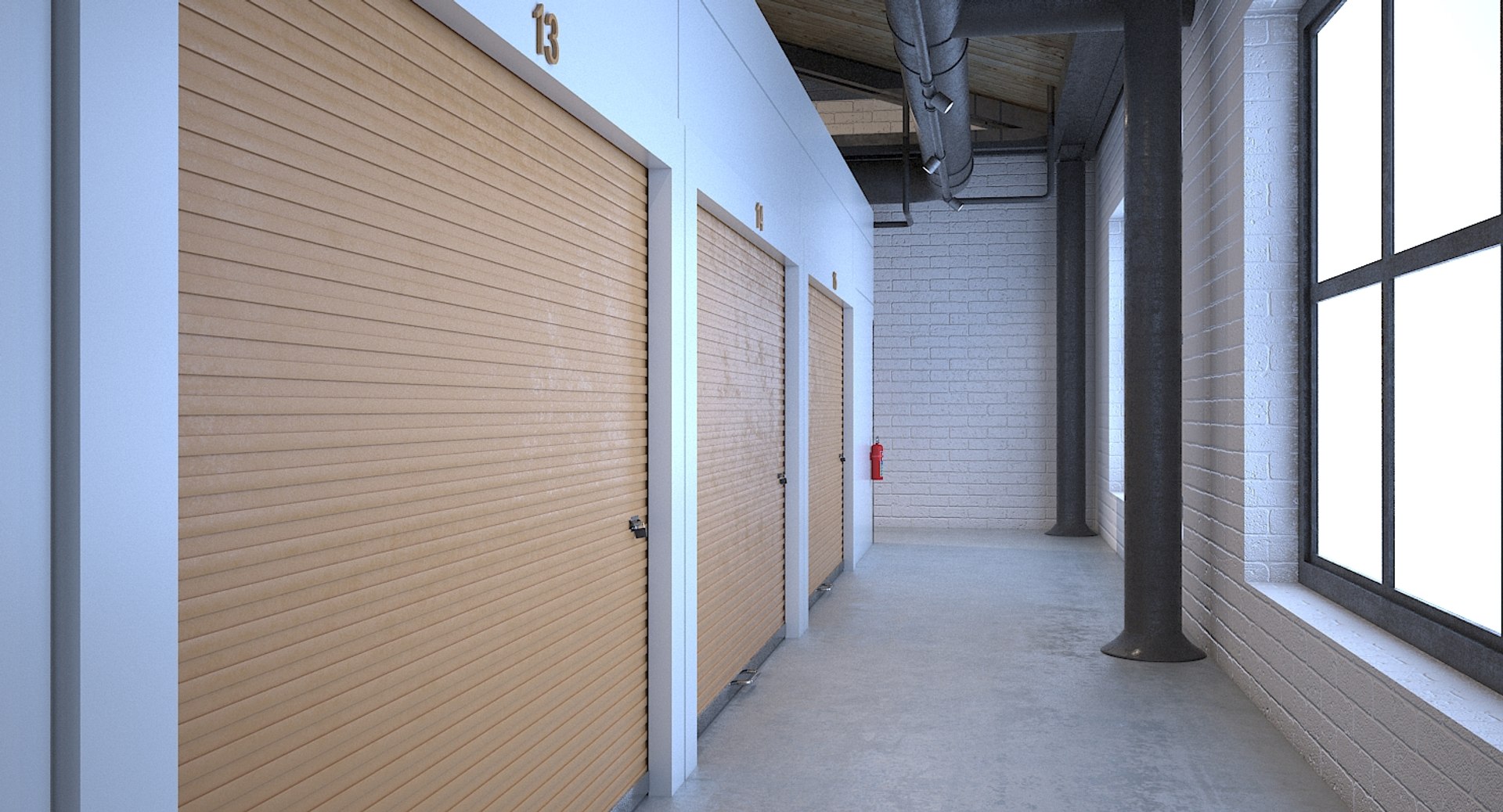 3D Indoor Storage Units - TurboSquid 1254329