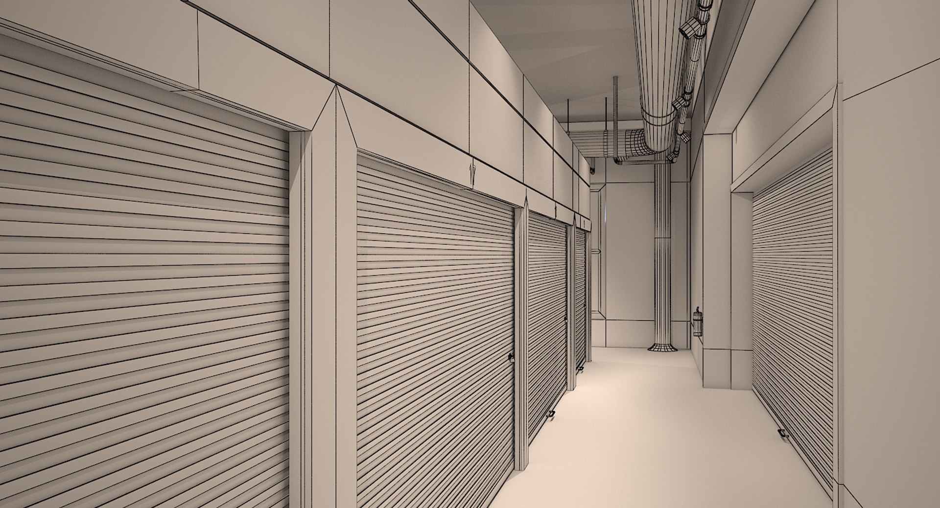 3D Indoor Storage Units - TurboSquid 1254329