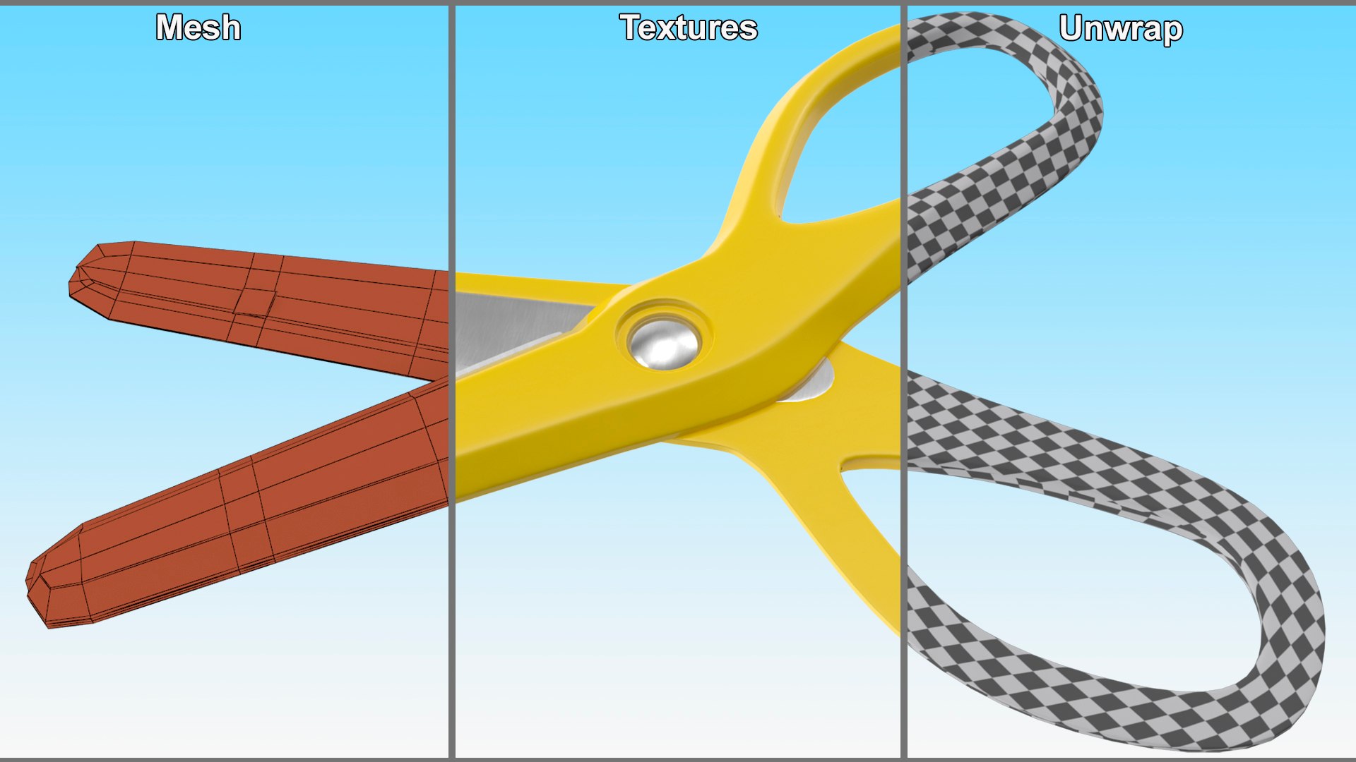 3D Children Safety Scissors - TurboSquid 2146021