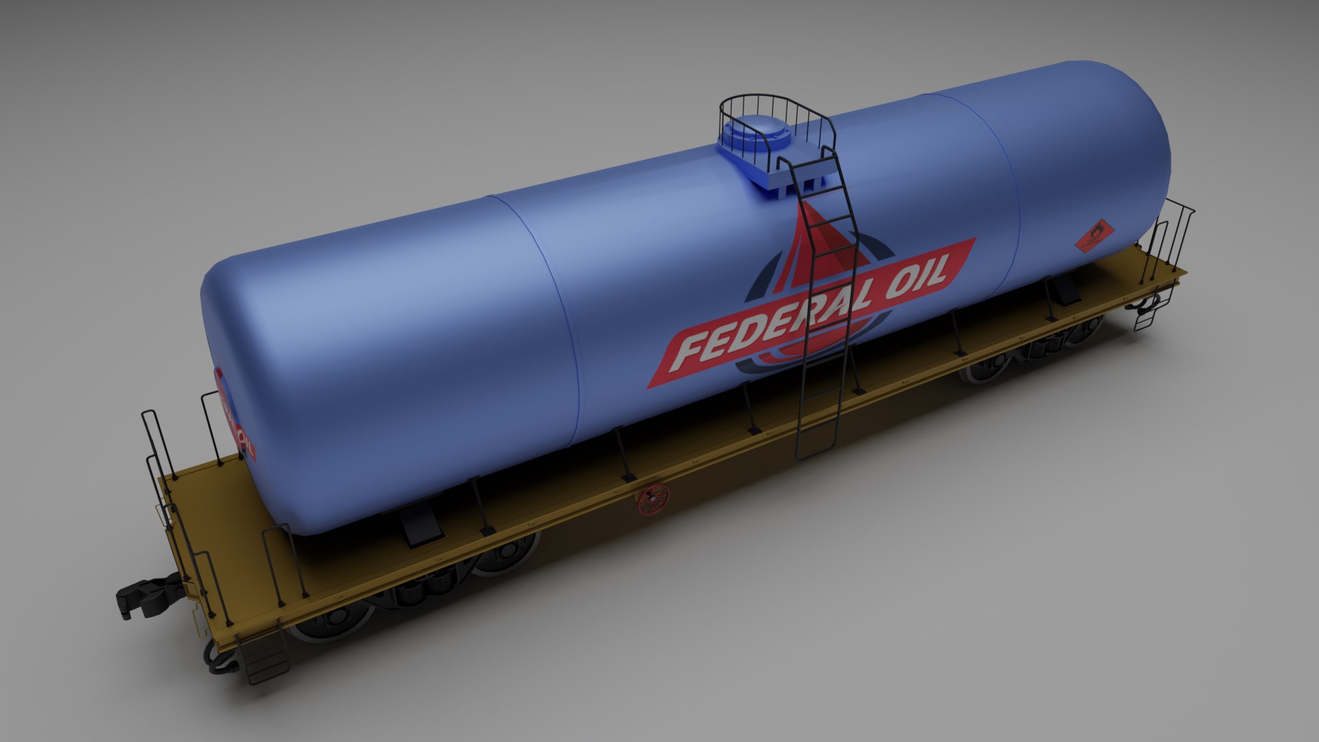 3D Railway Tannk - TurboSquid 1895955