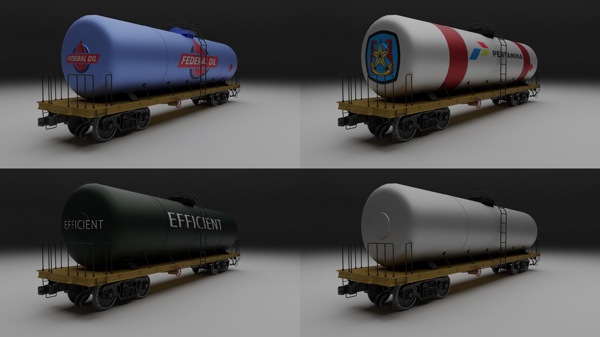 3D Railway Tannk - TurboSquid 1895955
