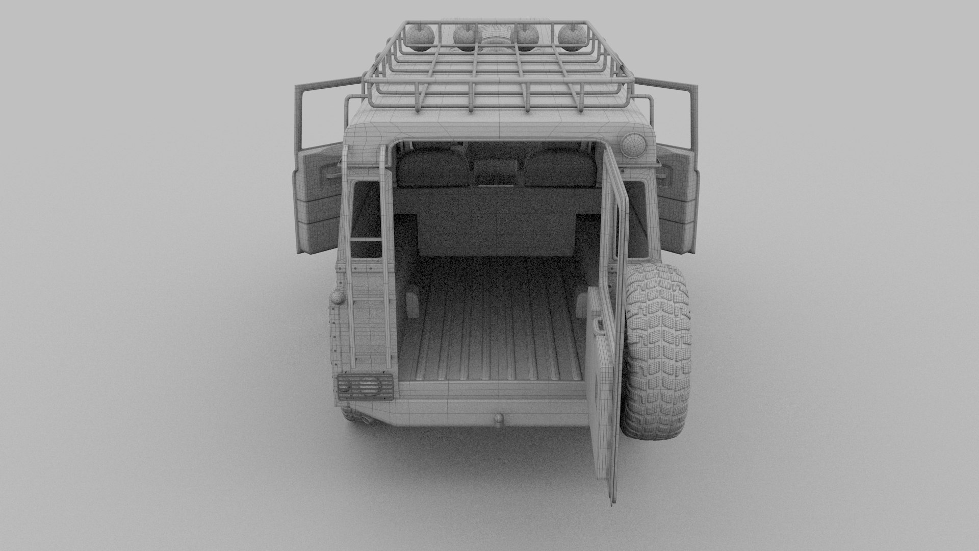 3d model land rover defender 110