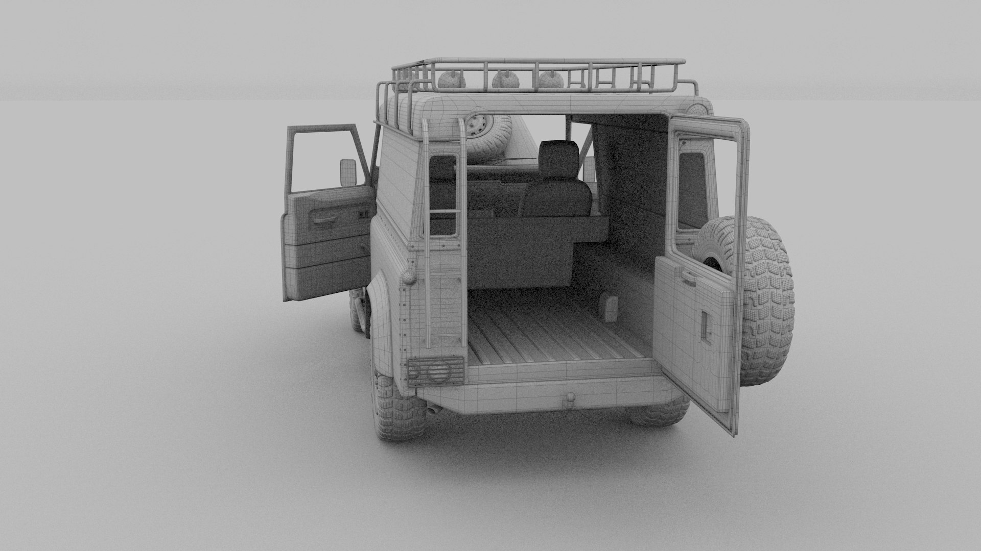 3d model land rover defender 110