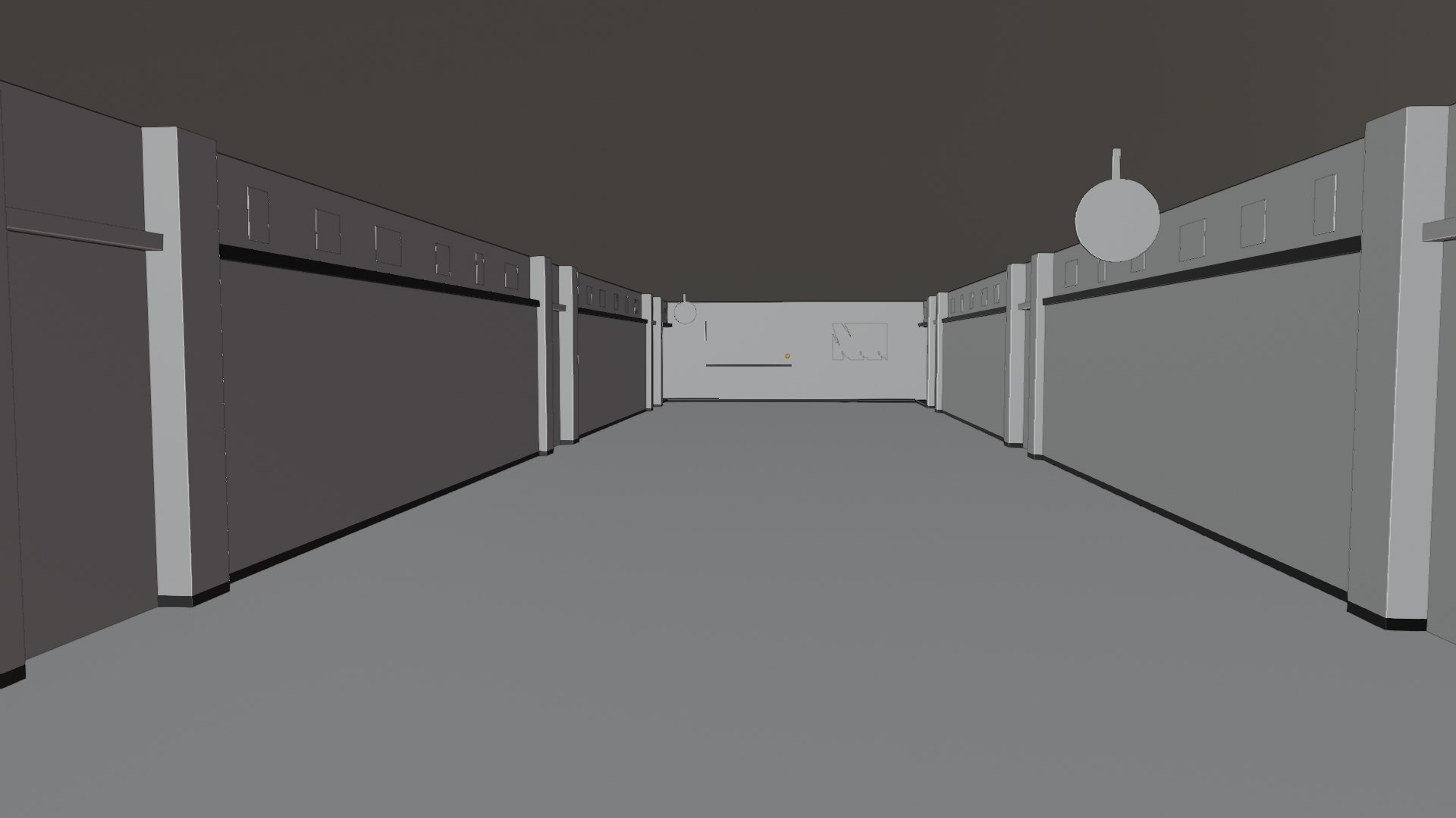 School Hallway Model - TurboSquid 2132064