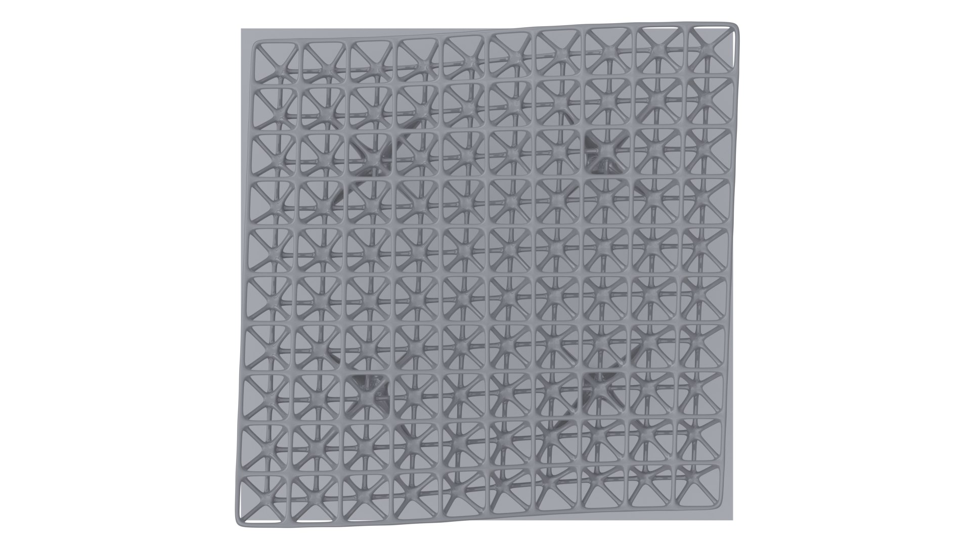 Wavy Truss Landscape Shed 3D Model - TurboSquid 2262026