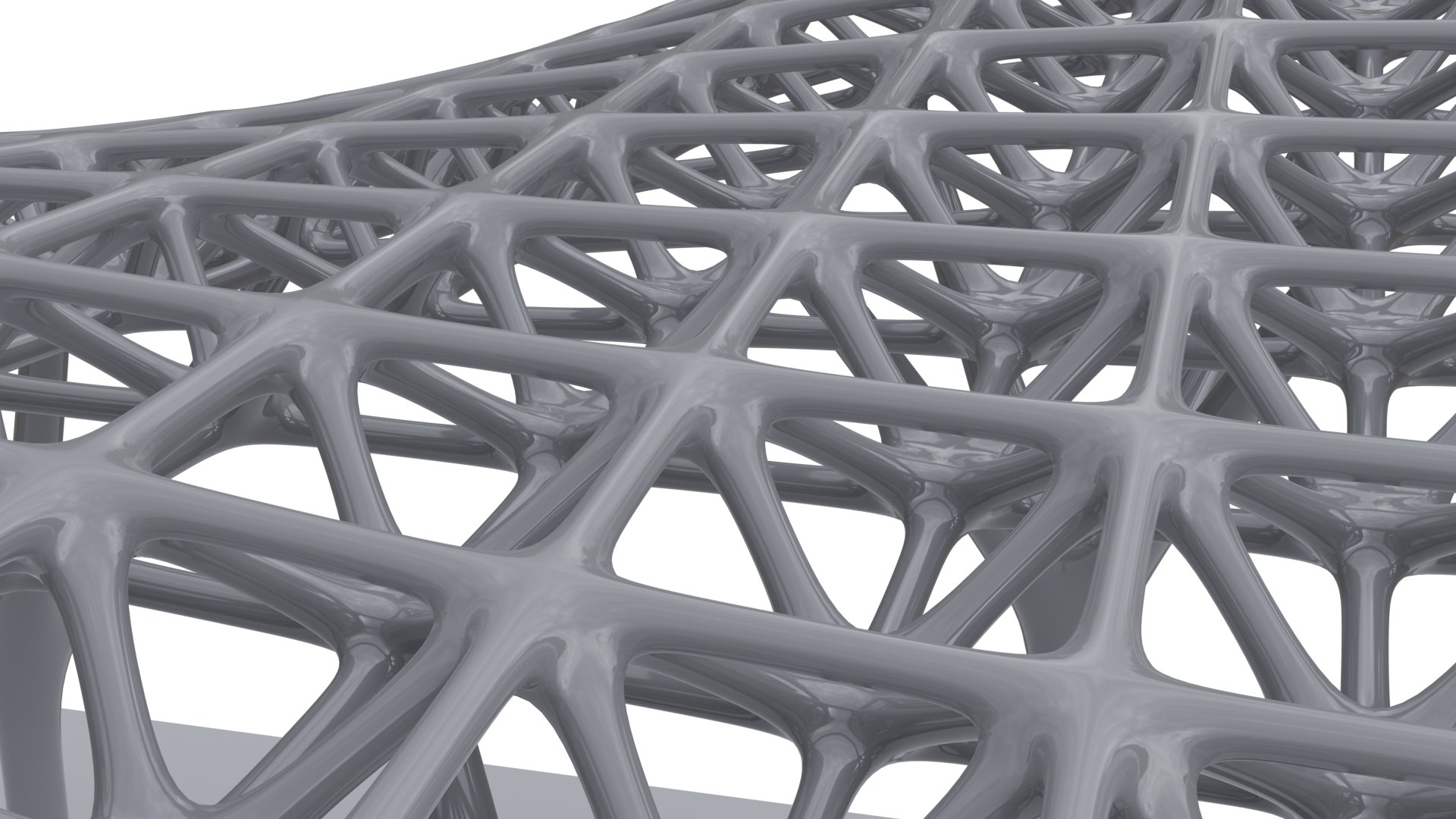 Wavy Truss Landscape Shed 3D Model - TurboSquid 2262026