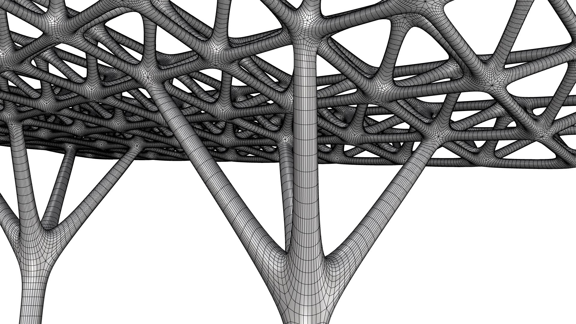 Wavy Truss Landscape Shed 3D Model - TurboSquid 2262026