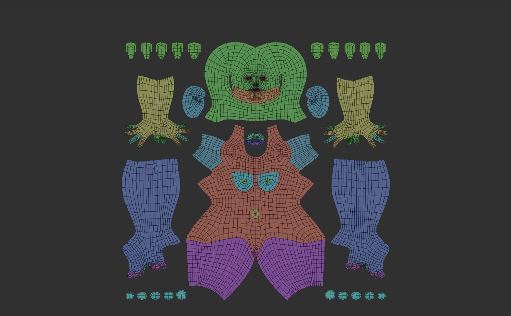 3d Model Female Base Mesh