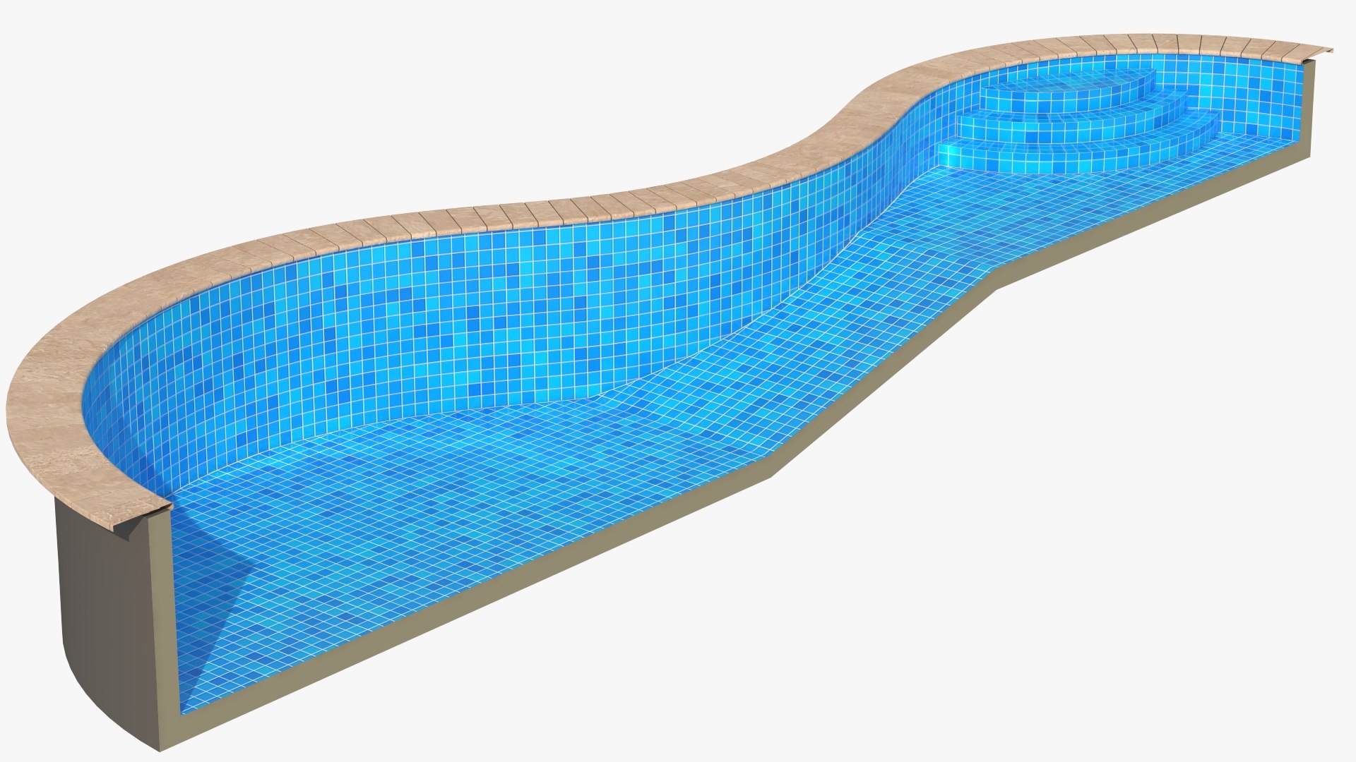 Swimming Pool 3D Model - TurboSquid 2240670