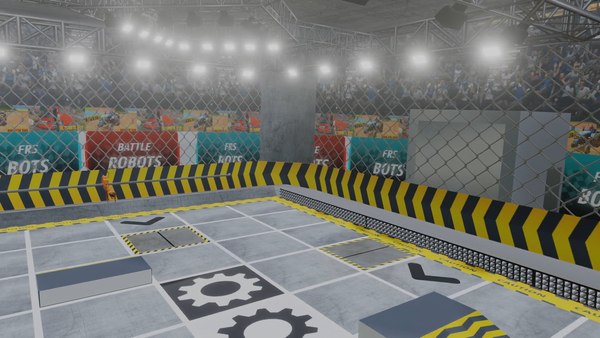 3D robo robot arena model - TurboSquid 1680361