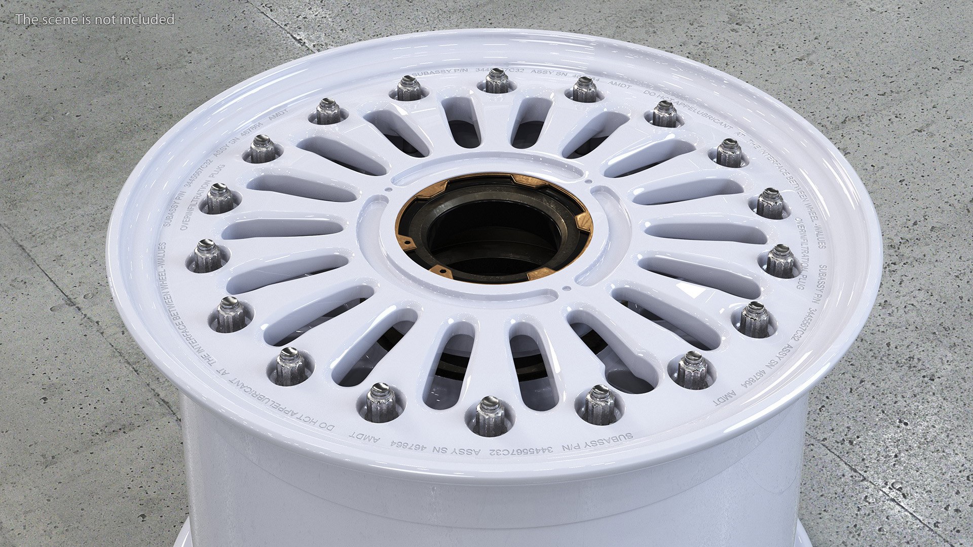 3D Boeing 737 Aircraft Wheel Rim Disk - TurboSquid 2163555