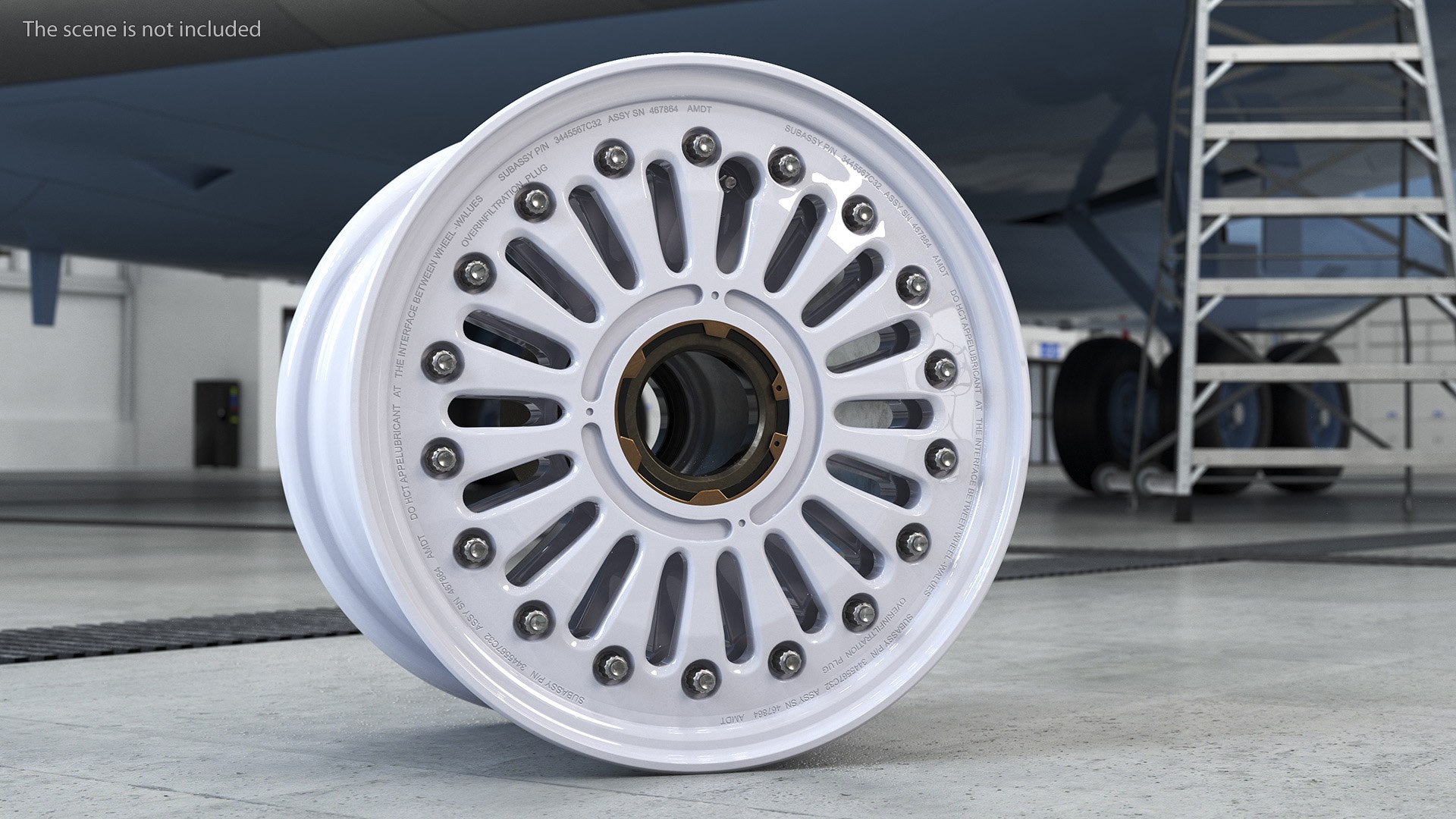 3D Boeing 737 Aircraft Wheel Rim Disk - TurboSquid 2163555