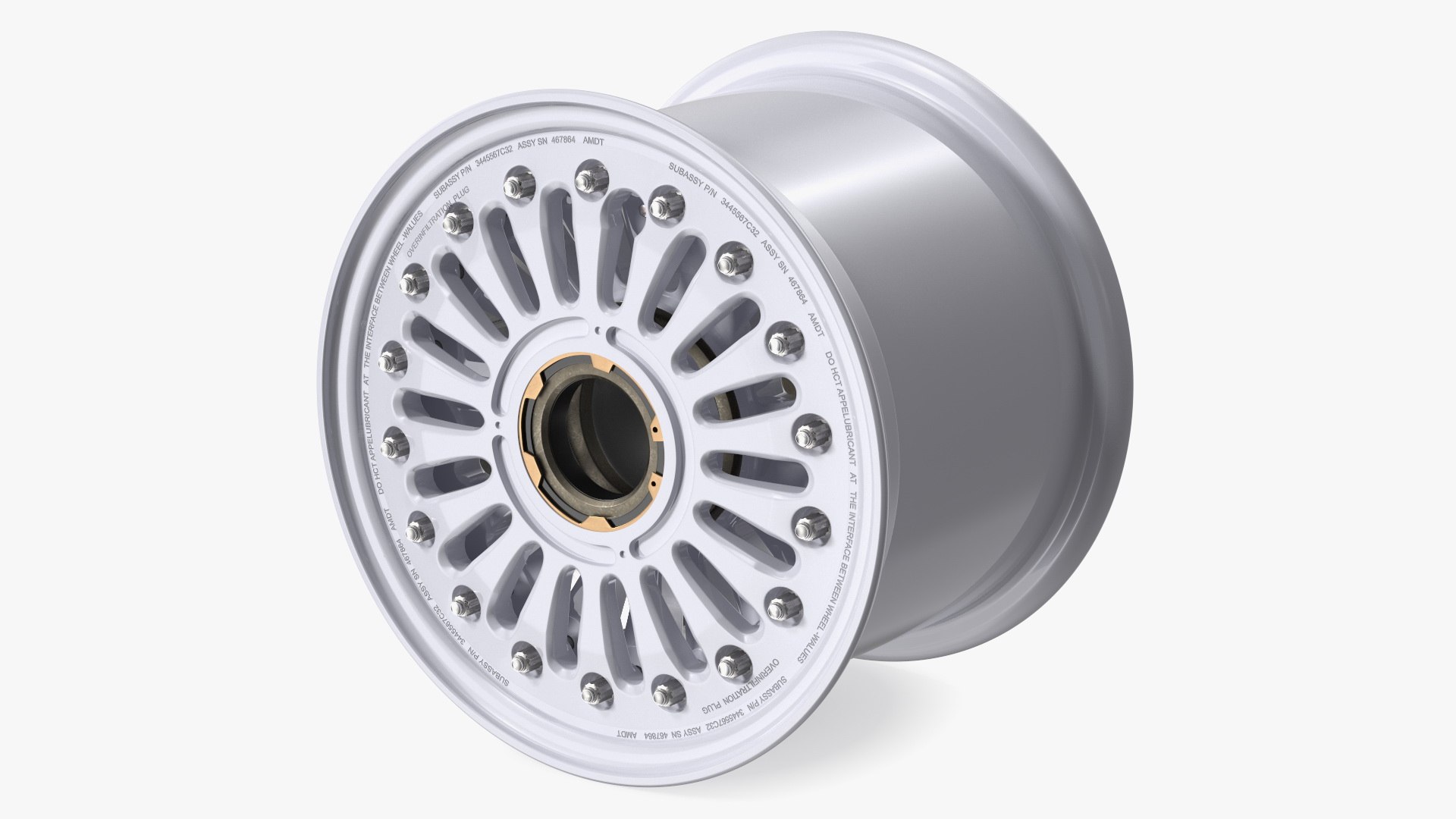 3D Boeing 737 Aircraft Wheel Rim Disk - TurboSquid 2163555