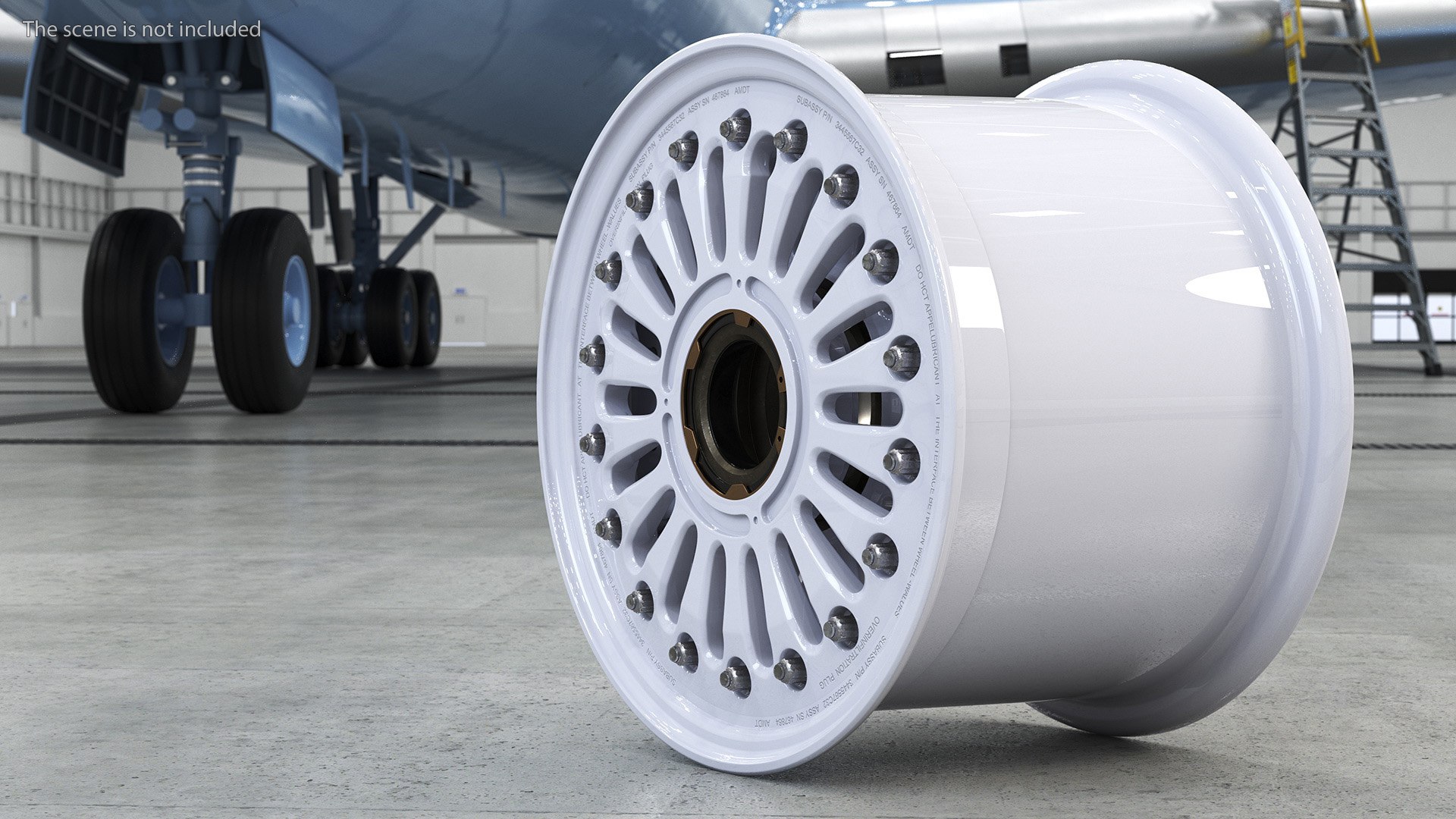 3D Boeing 737 Aircraft Wheel Rim Disk - TurboSquid 2163555