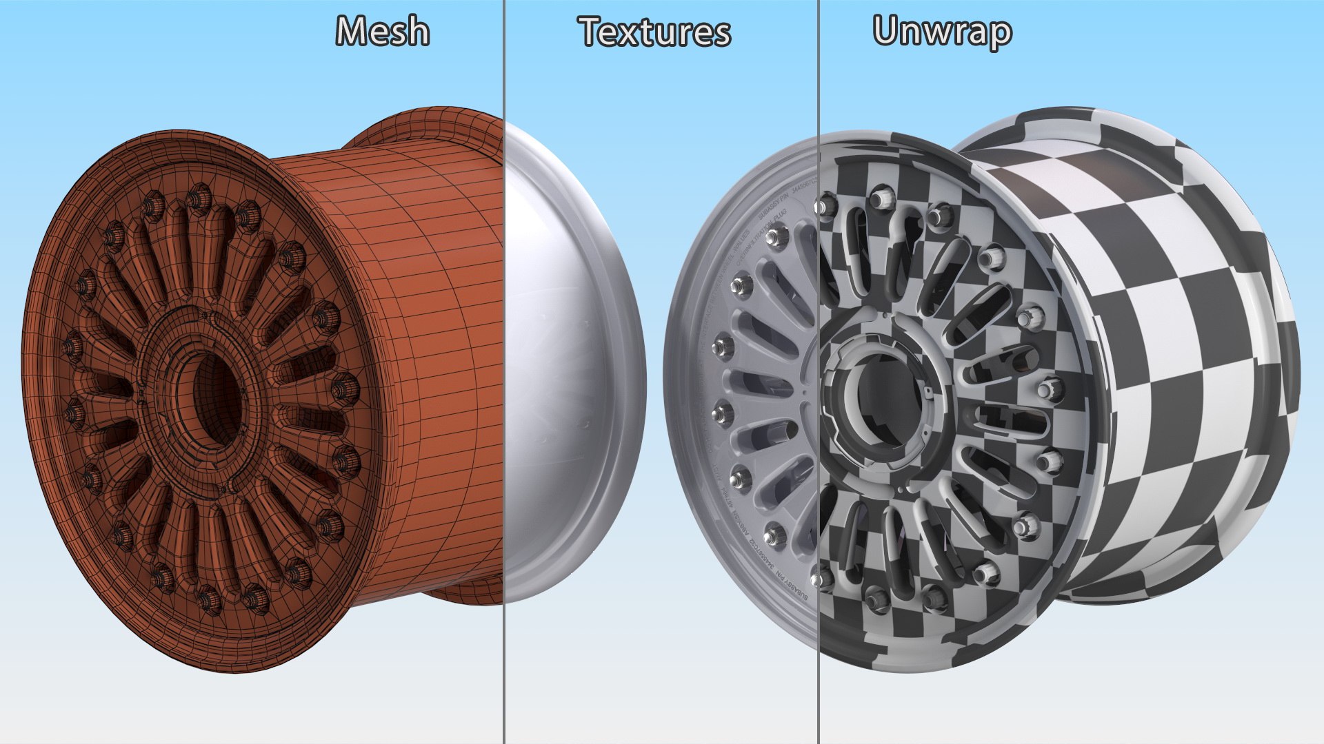 3D Boeing 737 Aircraft Wheel Rim Disk - TurboSquid 2163555